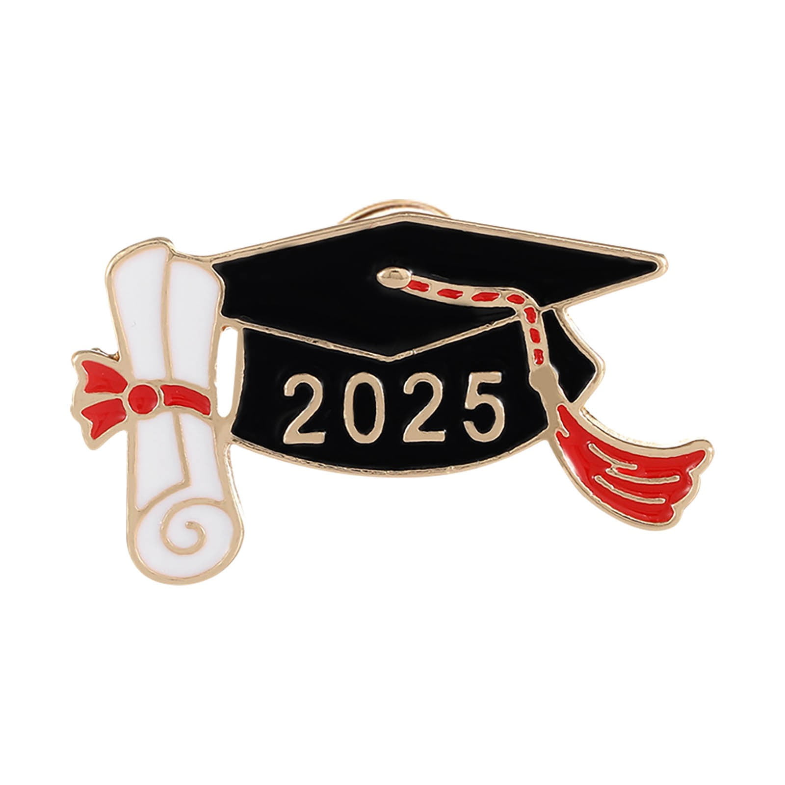 Ampiyan 2025 Graduation Brooch with Bachelor Cap Design, Metal Enamel ...