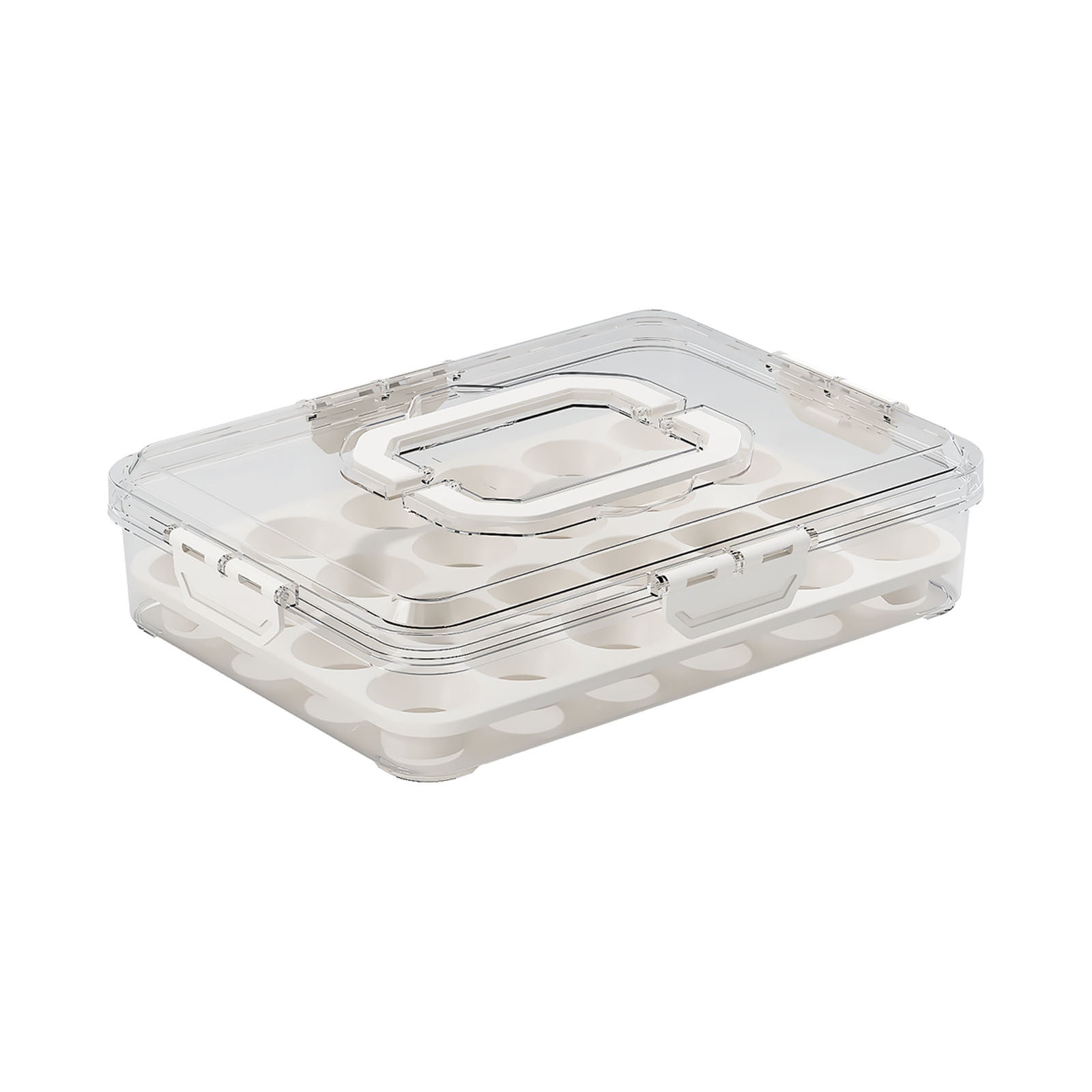 Ampiyan Airtight Egg Storage Containers, Leak-Proof, Transparent ...