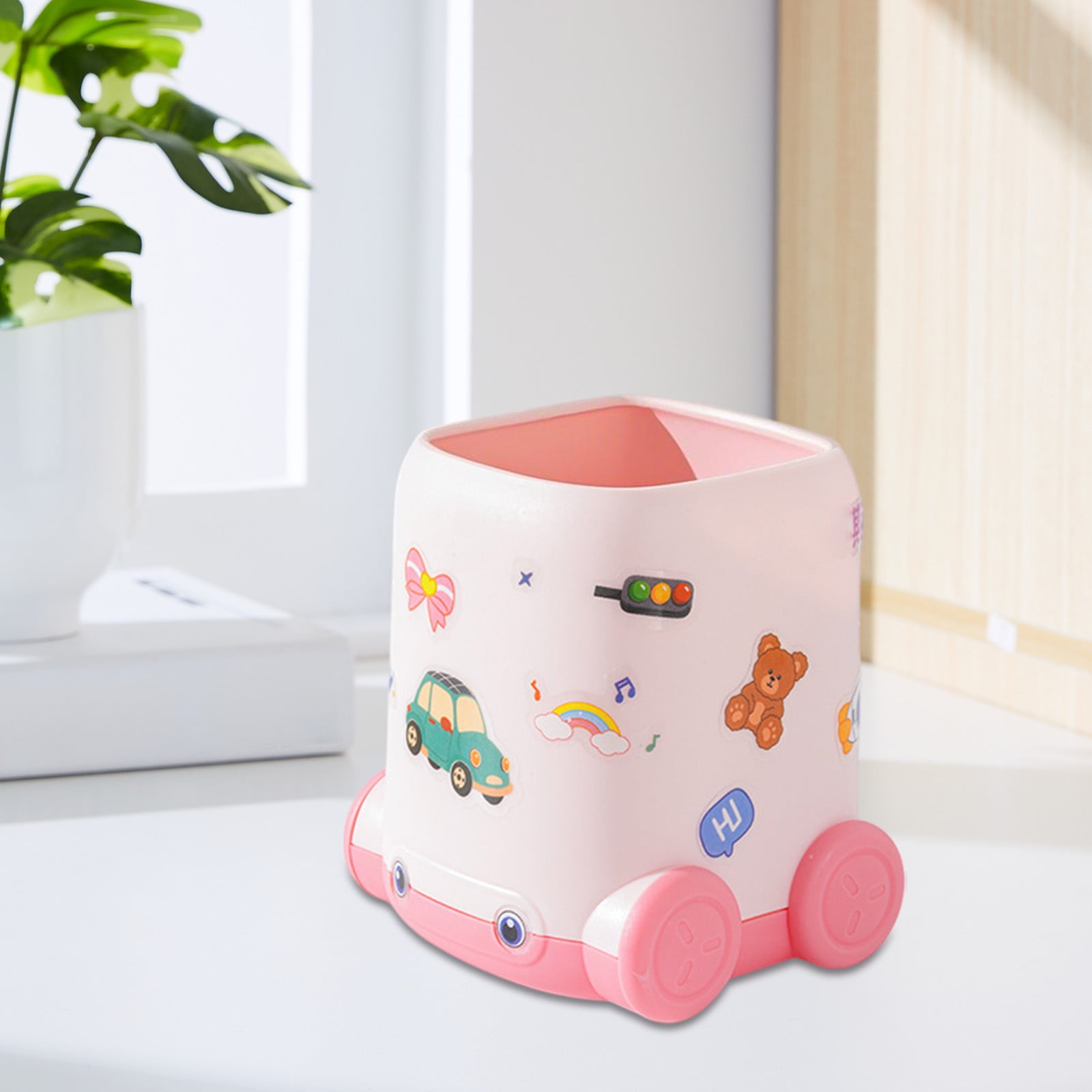 Ampiyan Car Brush Pot, Desktop Organizer Stationery Bucket, Large ...