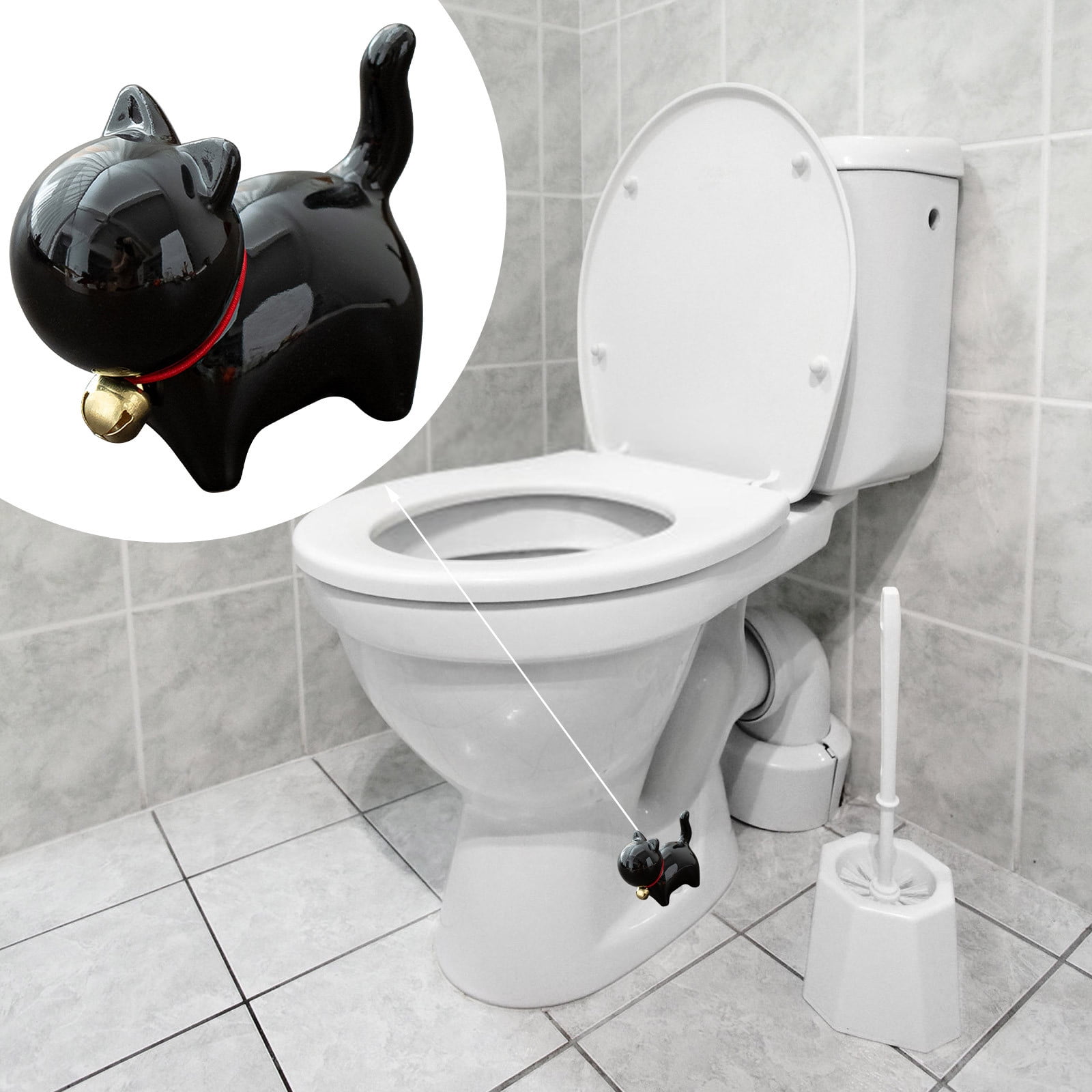 Ampiyan Ceramic Toilet Caps, Decorative Toilet Cover, Handcrafted Blue ...