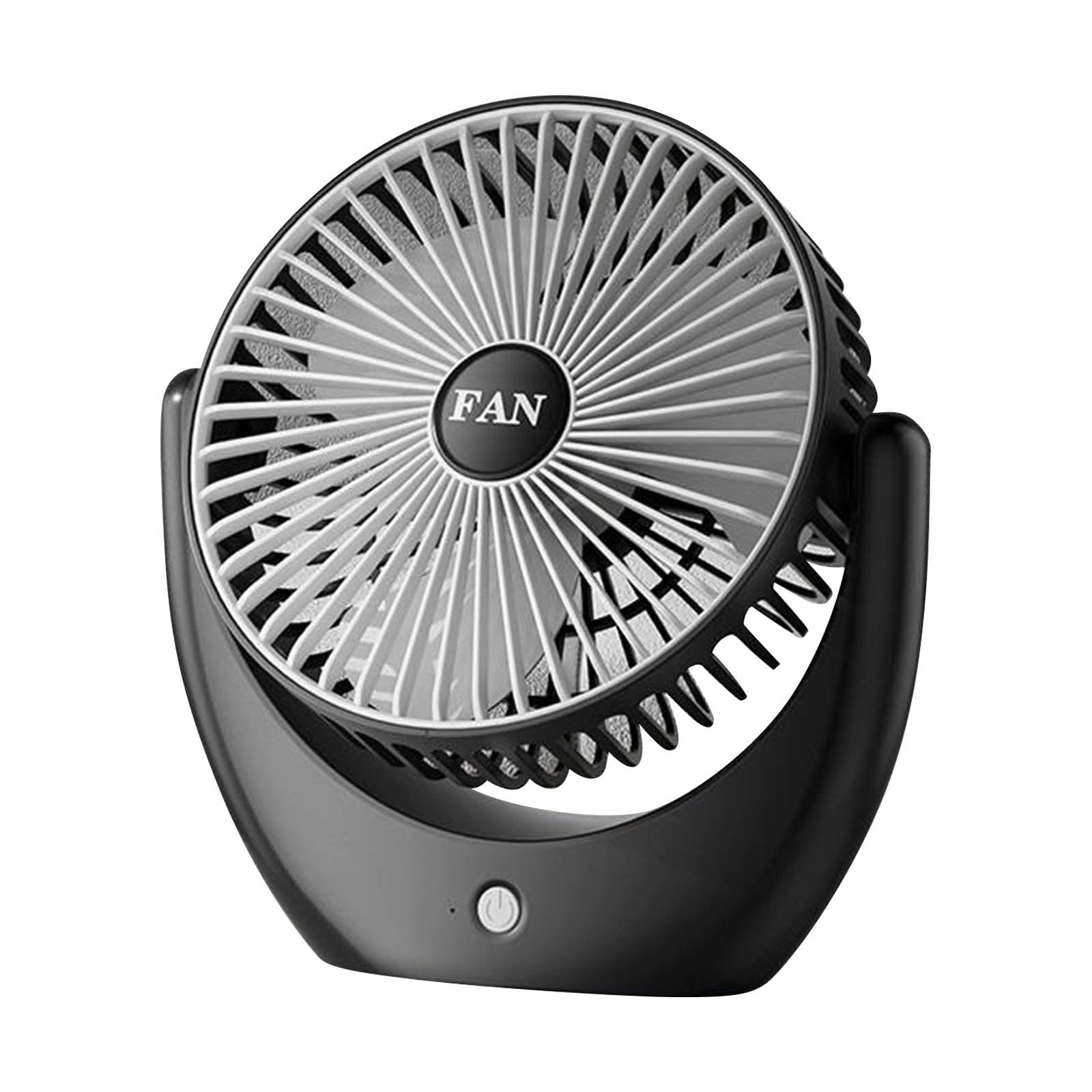 Ampiyan Desk Fan(USB Rechargeable), Circulating Fan, Adjustable Desktop ...