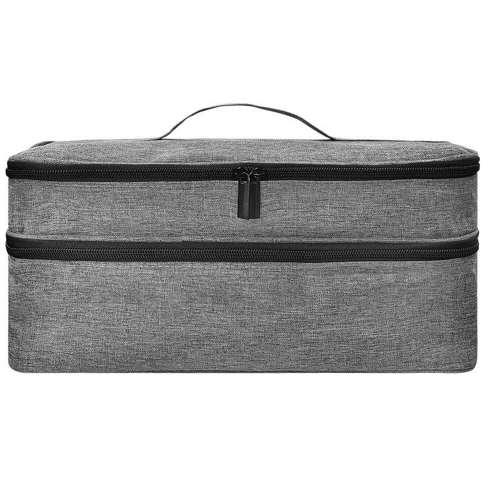 Ampiyan Double Layer Suitcase Hair Dryer Tool Bag with Replacement ...