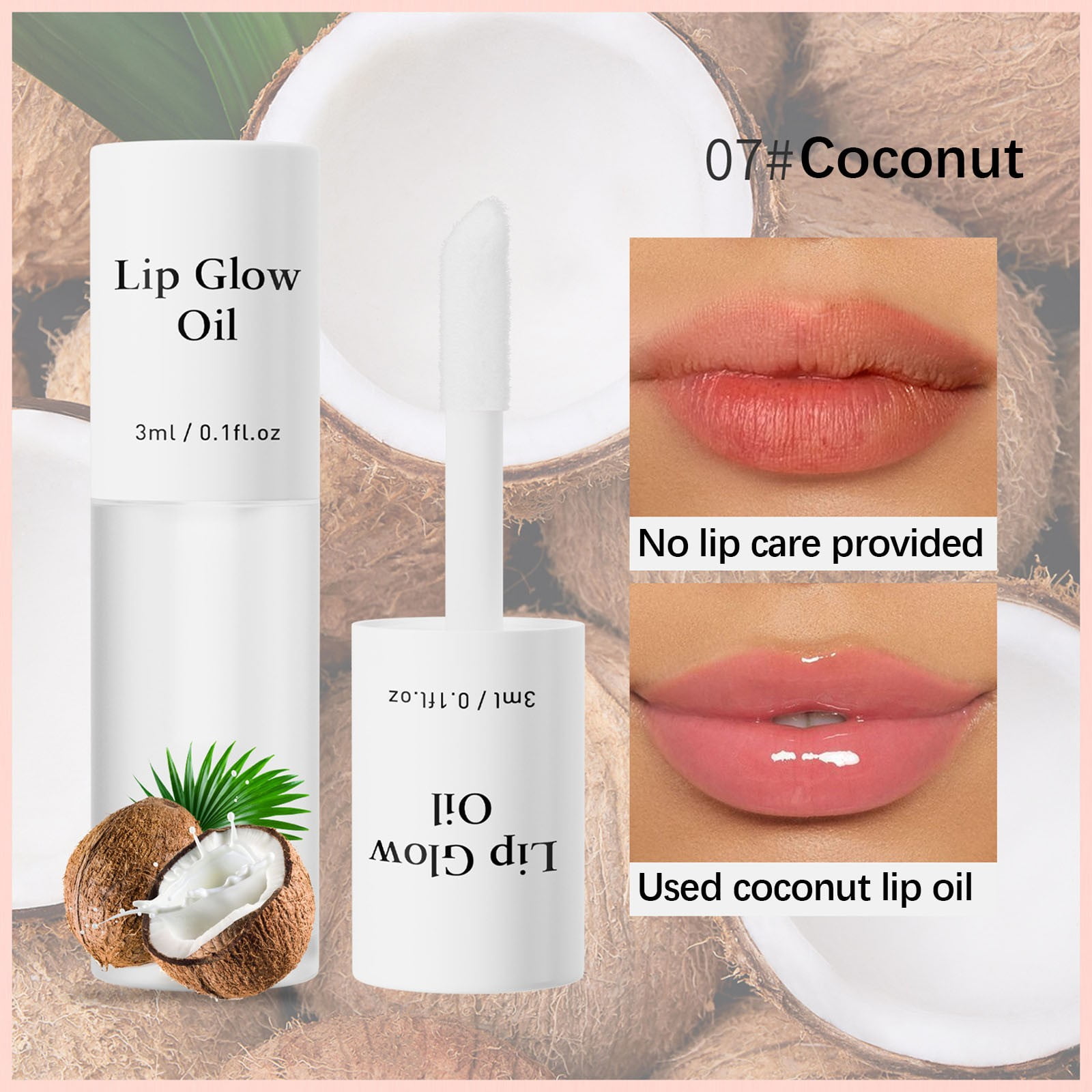 Ampiyan Fruit Flavored Lip Balm - Moisturizing Lip Oil for Dry Lips ...