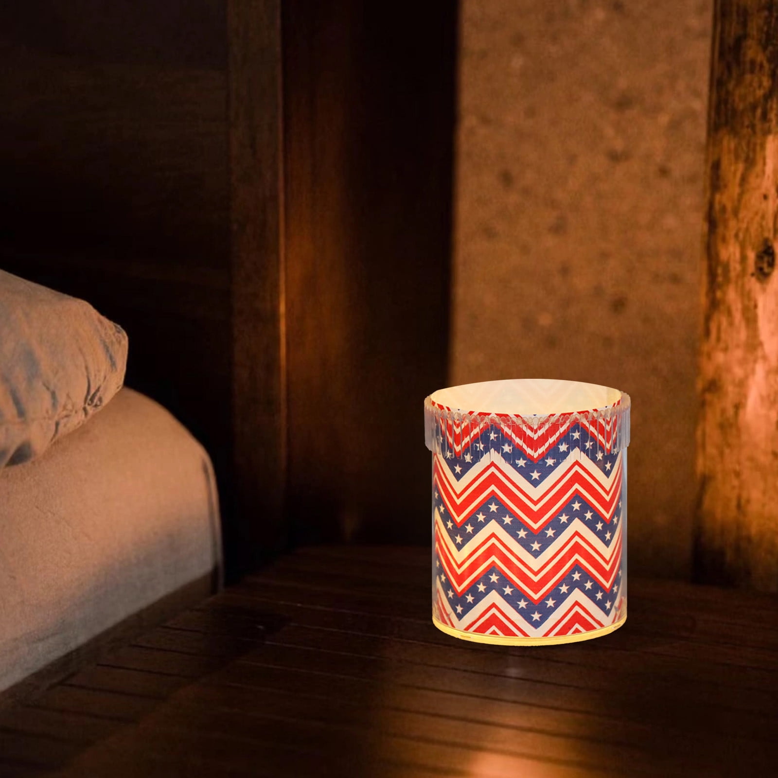 Ampiyan LED Candle Lights, Tricolor Flag Night Light for Independence ...