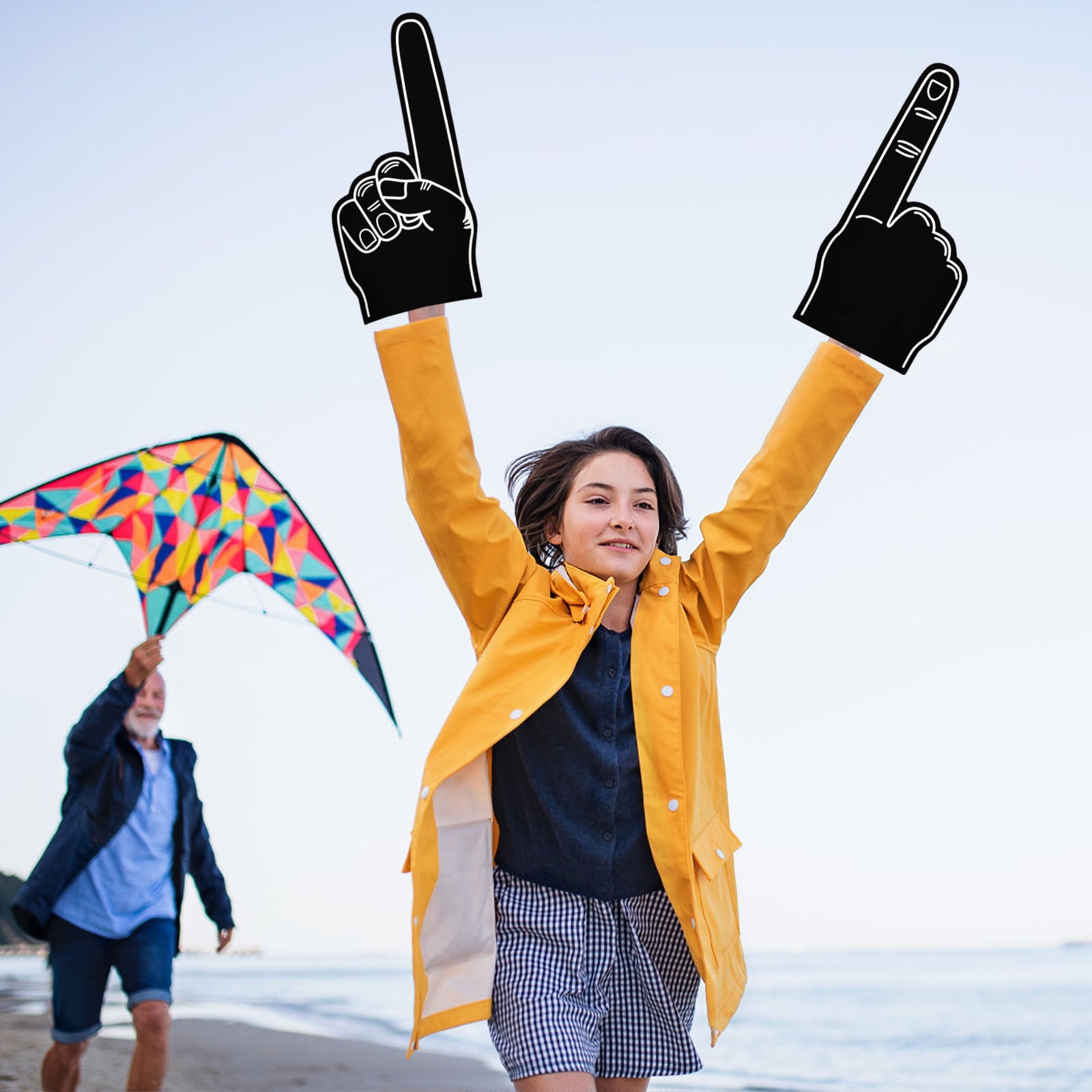 Ampiyan Large Foam Hand Pointing Finger for Sports Fans - Durable EVA ...