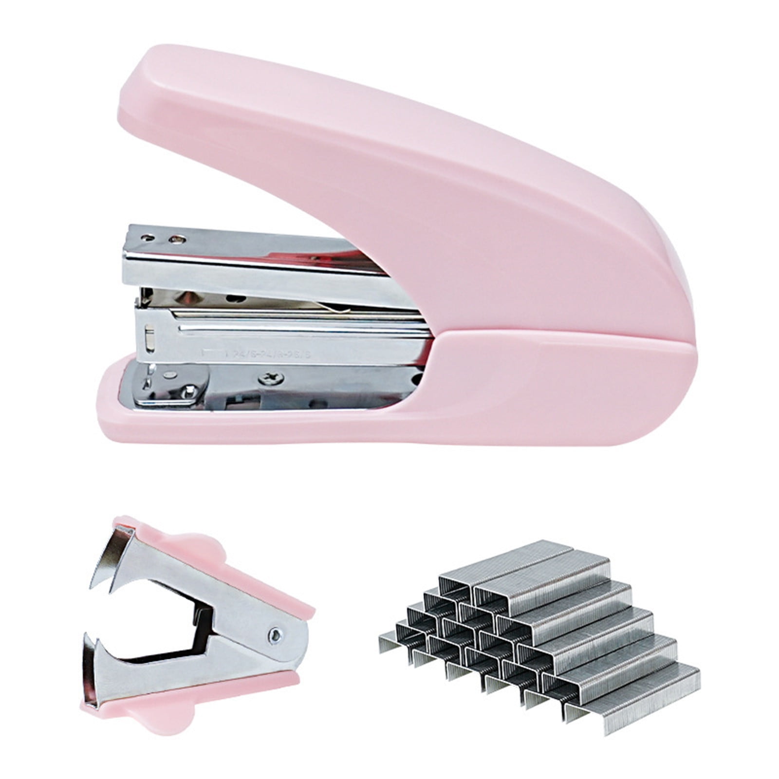 Ampiyan Macaron Alloy Effortless Stapler with Staples & Remover/&6x4 IN Office Home Tool 1LB ...