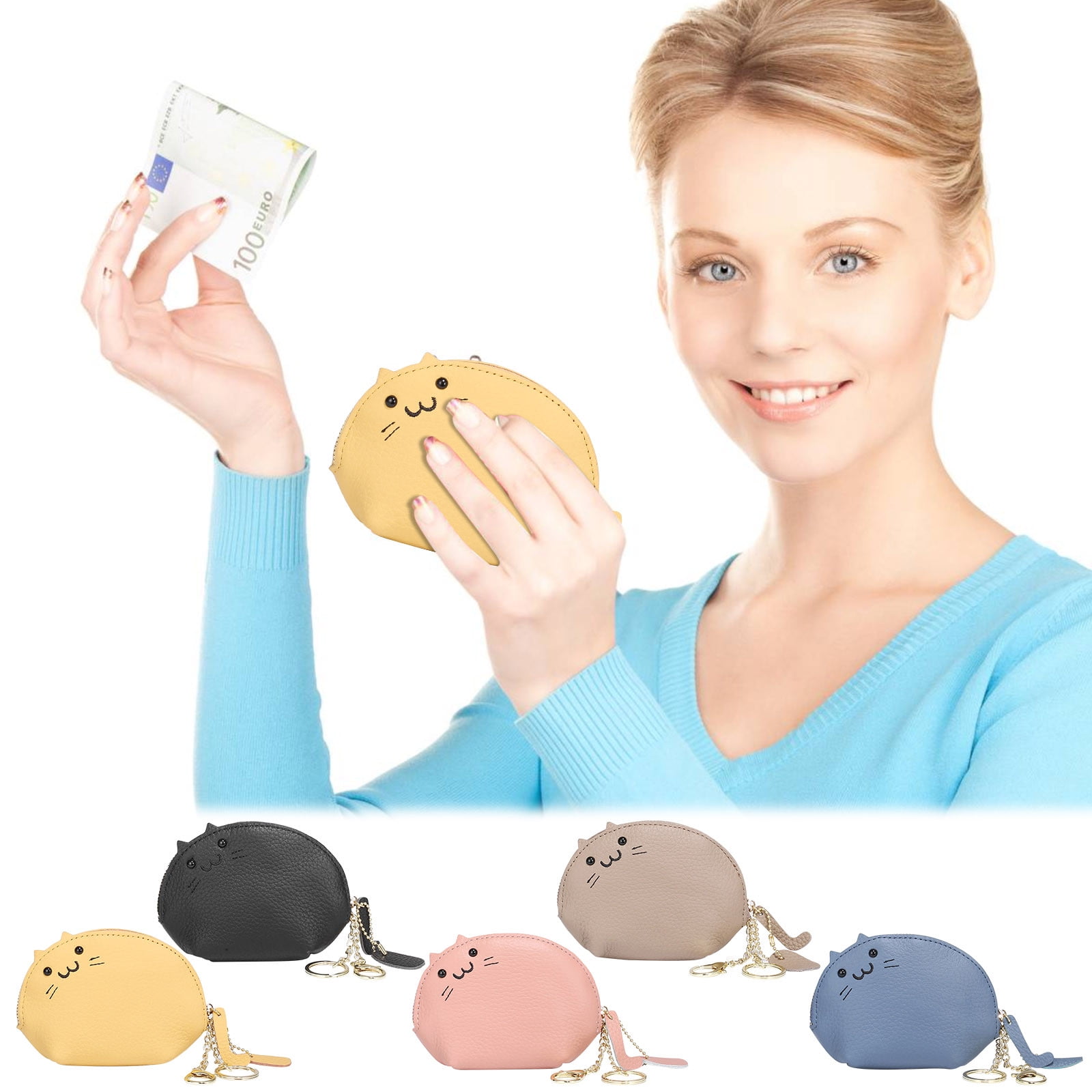 Ampiyan Mini Cute Coin Purse Key Bag - Small Organizer for Cards ...