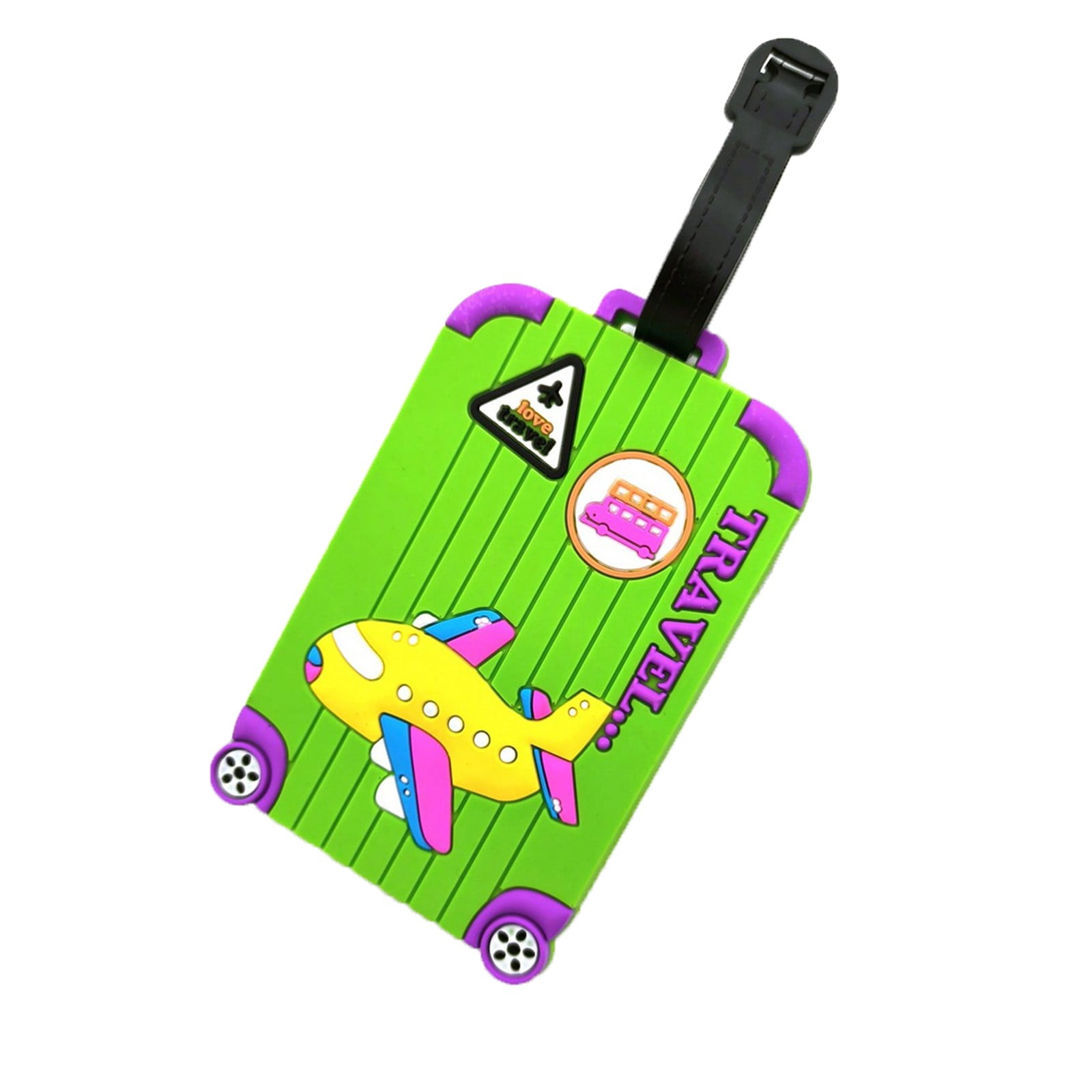 Ampiyan PVC Soft Rubber Luggage Hanging Tag - Durable Boarding Card ...