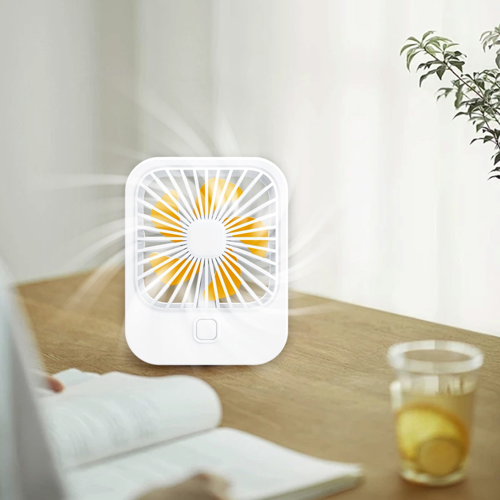 Ampiyan Portable Desk Fan, Small Table Fan, Foldable 3 Speed Air ...