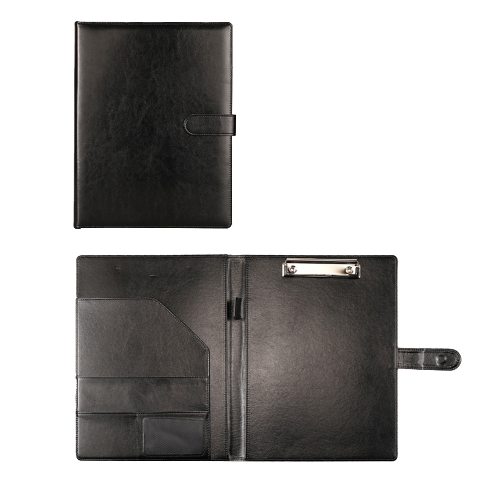 Ampiyan Grain Leather Portfolio Binder, Leather Padfolio Business ...