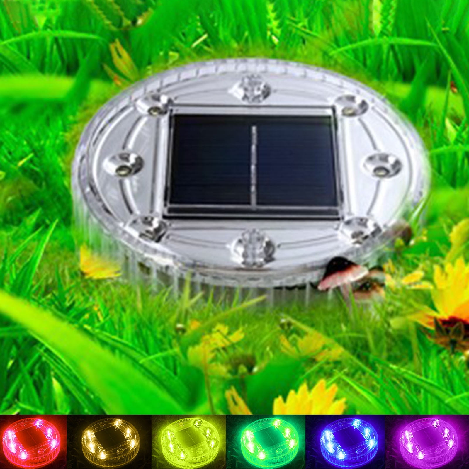 Ampiyan Solar Powered Floating Pool Light LED Color Changing Outdoor ...