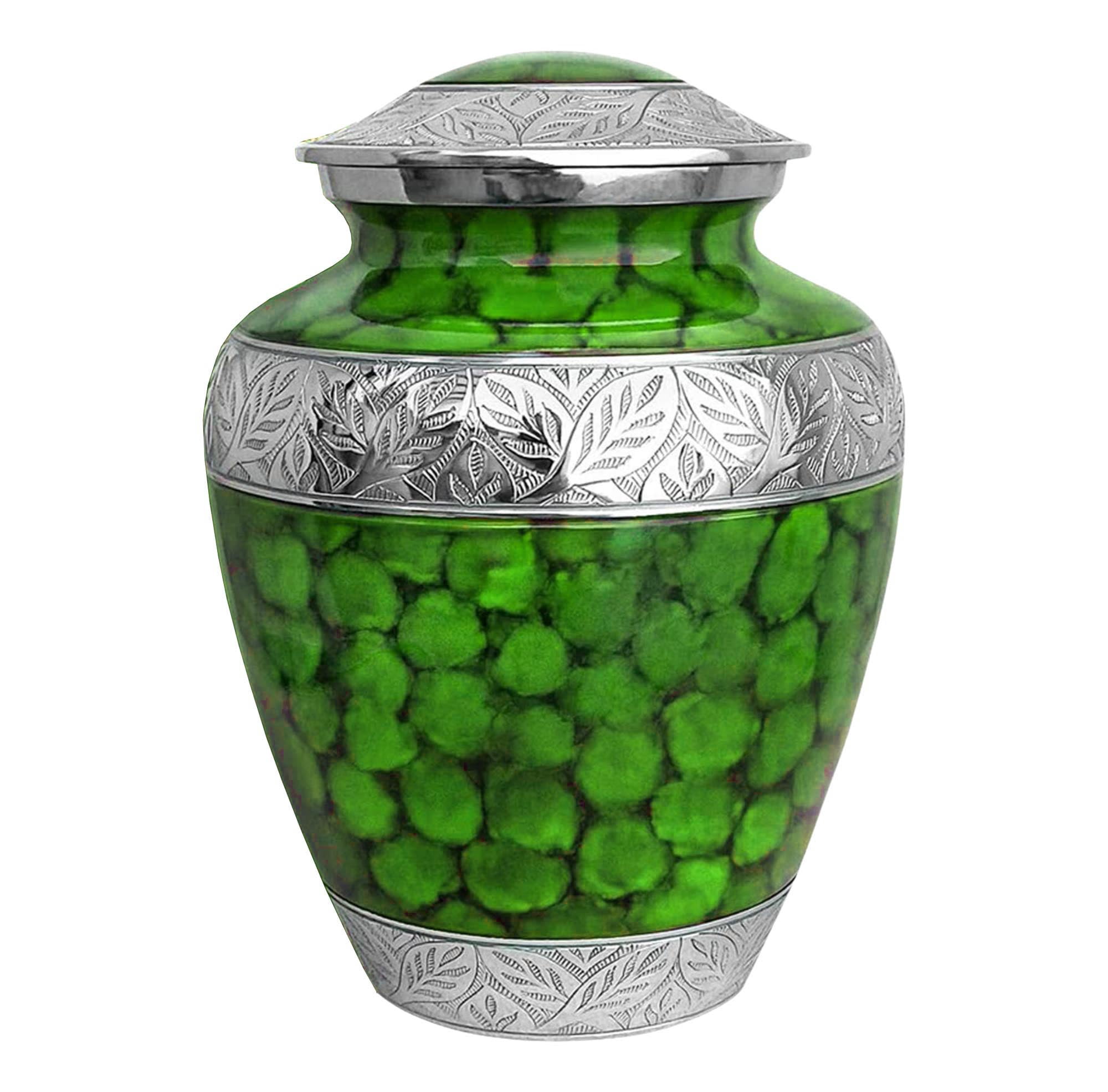 Ample Crimination URN Without Engraving | Large 10.5" Elegant Memorial ...