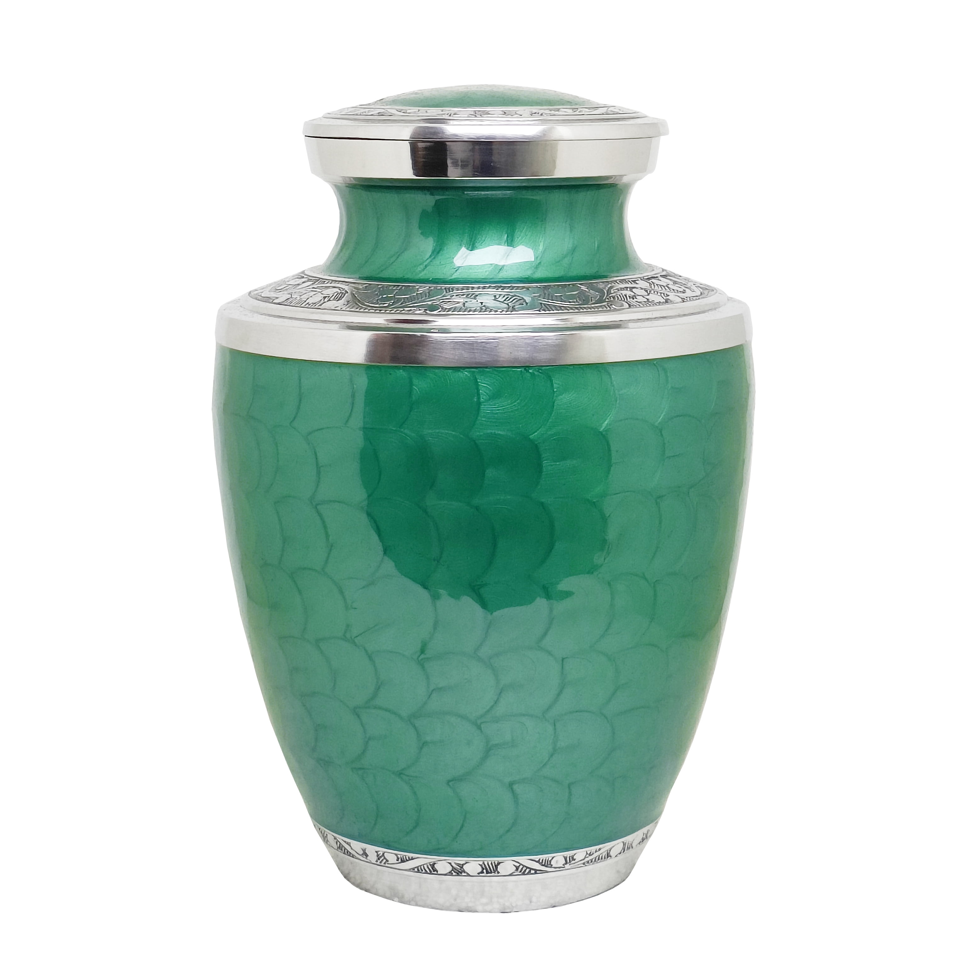 Ample Crimination URN Without Engraving | Large 10.5" Elegant Memorial ...