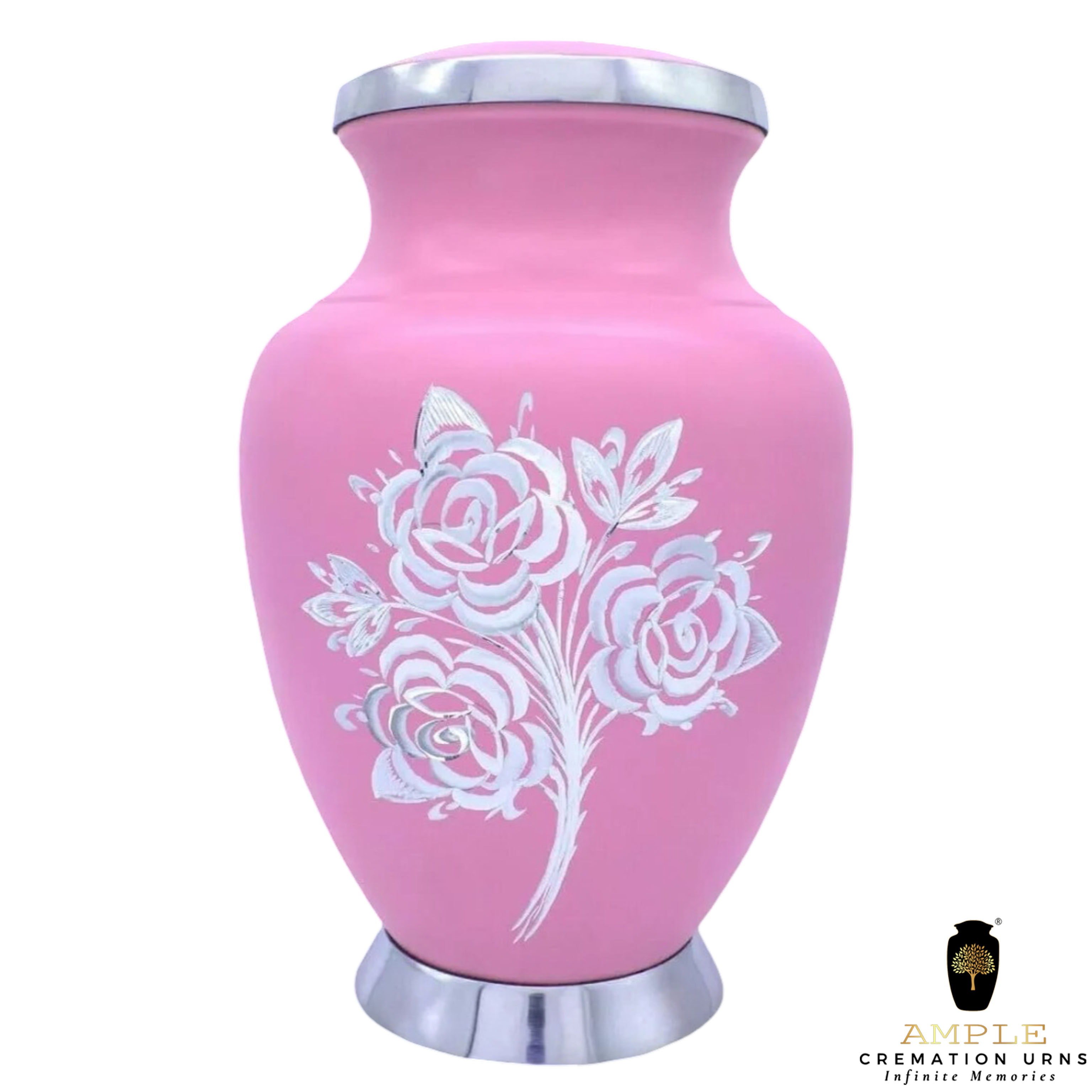 Ample Crimination URN Without Engraving | Large 10.5" Elegant Memorial ...