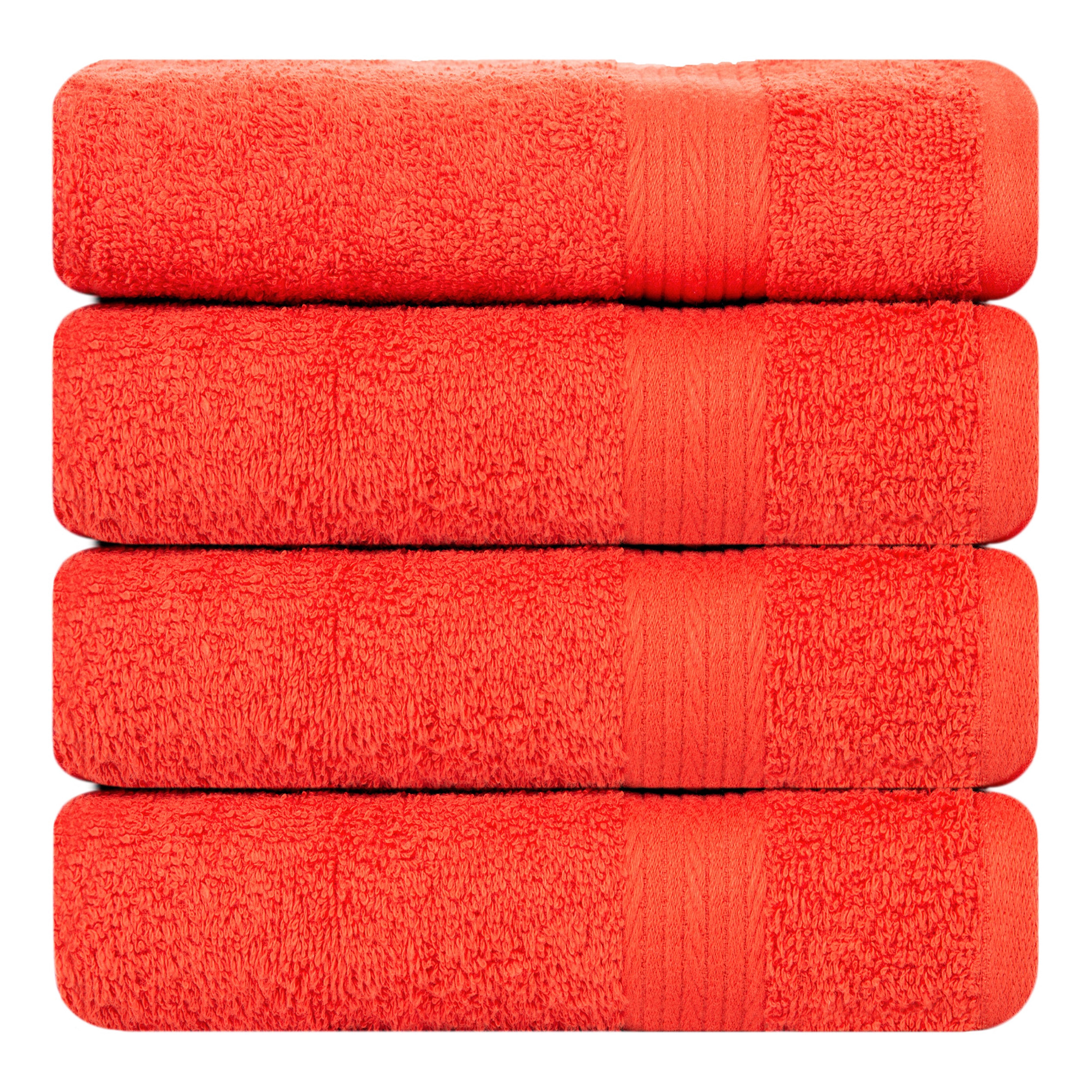 Ample Decor Bath Towel for Bathroom 30X54 inch 100% Cotton - 4pcs ...