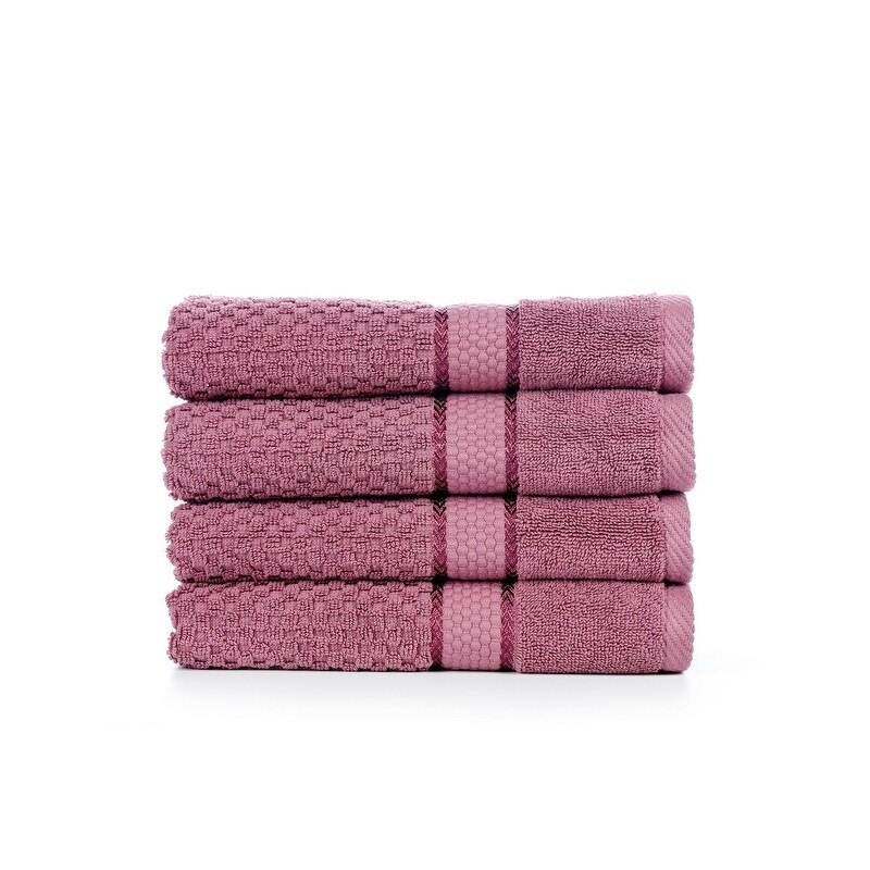 Ample Decor Hand Towel Popcorn Textured- Quick Drying 18 X 28 Inch by 4 ...