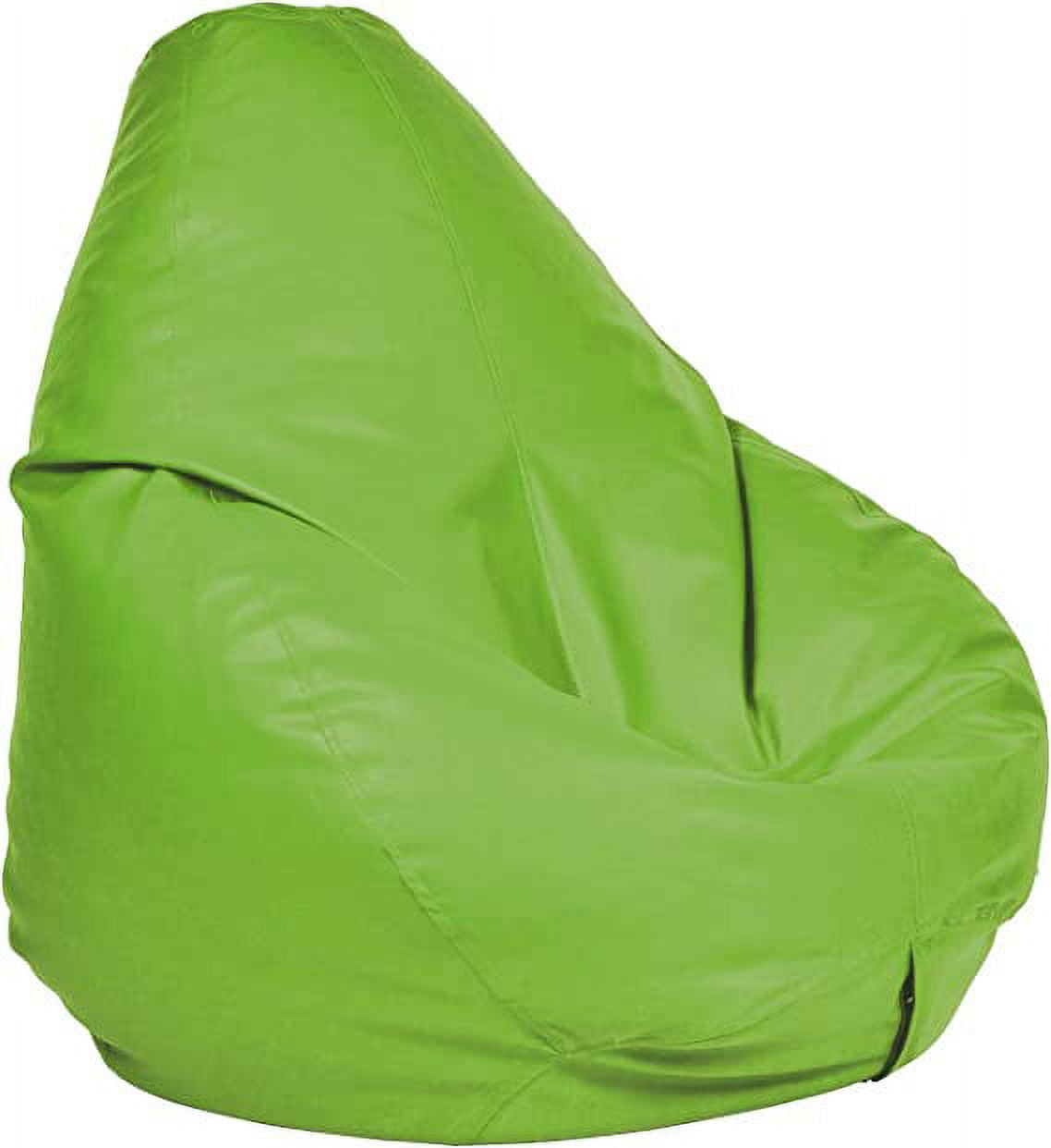 Ample Decor Leatherette Bean Bag Cover (No Filling), Ideal for Children and Teenagers - Green ...