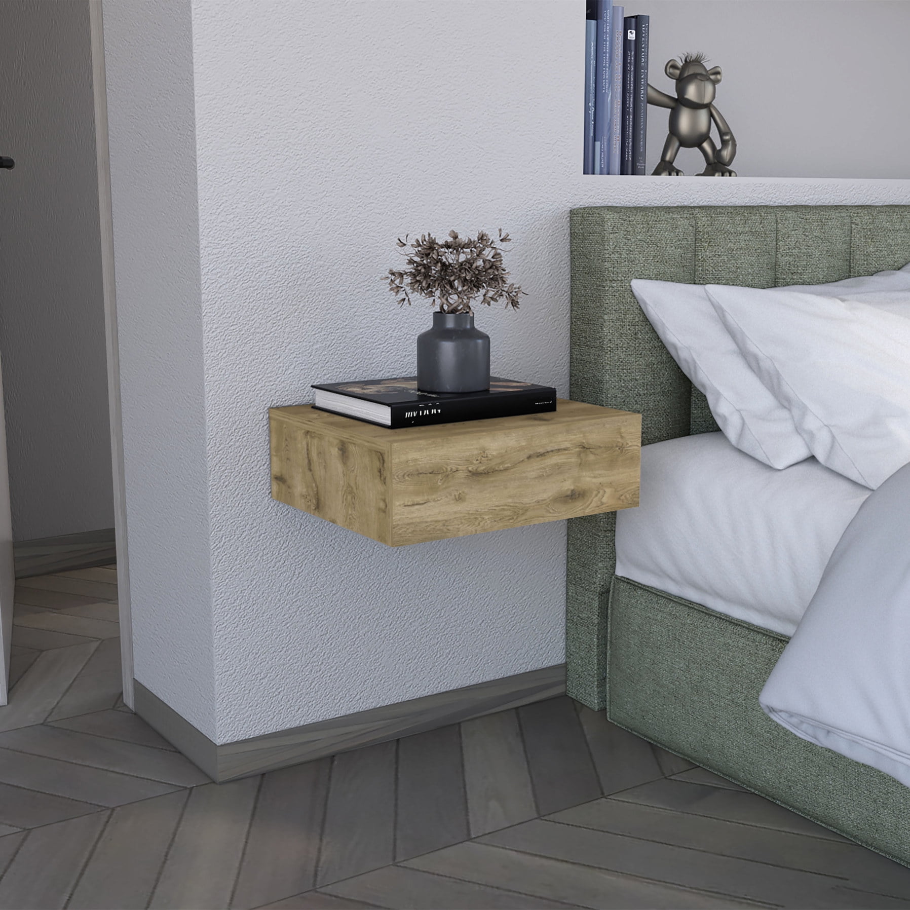 Ample Drawer to Hide Mess / Bedside Book Storage / Compact Modern ...