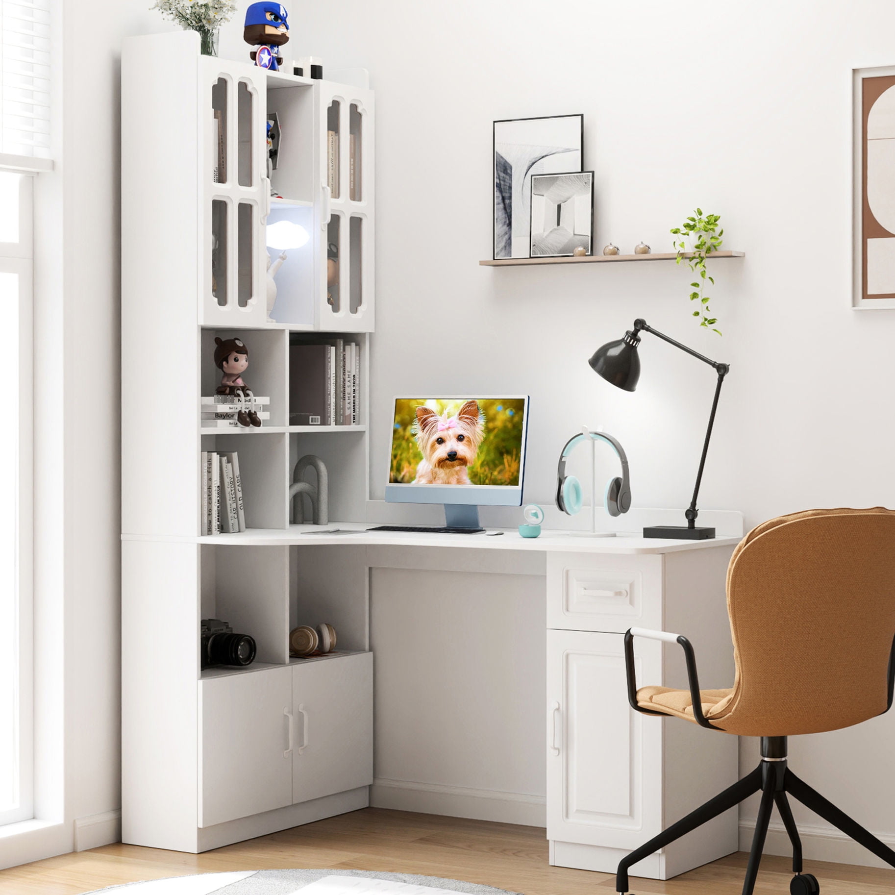 Ample Storage + Convenient Drawers" - "Home Office, Study, Living Room ...