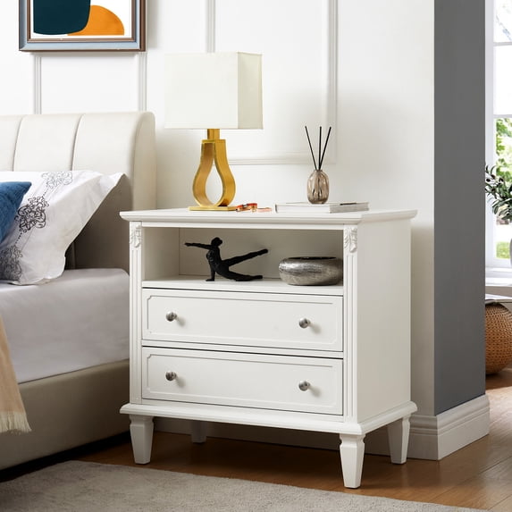Ample Storage Nightstand | With Space for CPAP Equipment | Keep Bedroom ...