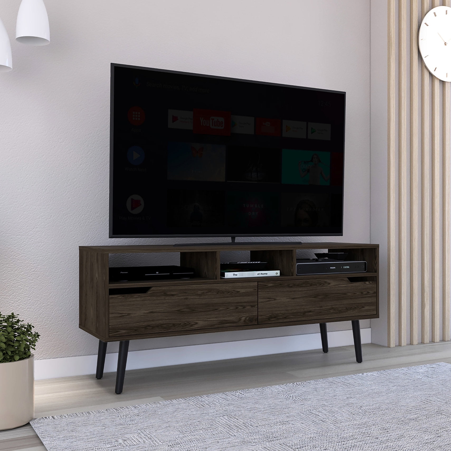 Ample Storage TV Stand - Place your TV and store related items on this ...