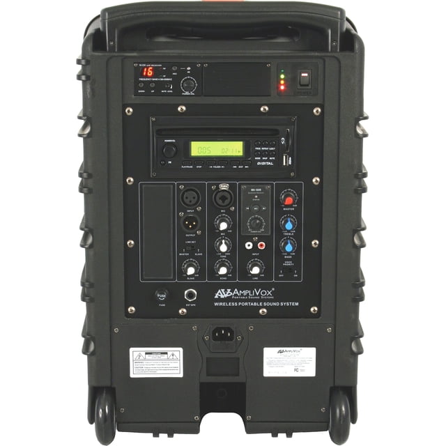 AmpliVox, APLSW800, Titan Wireless Portable PA System, 1 Each - Walmart.com
