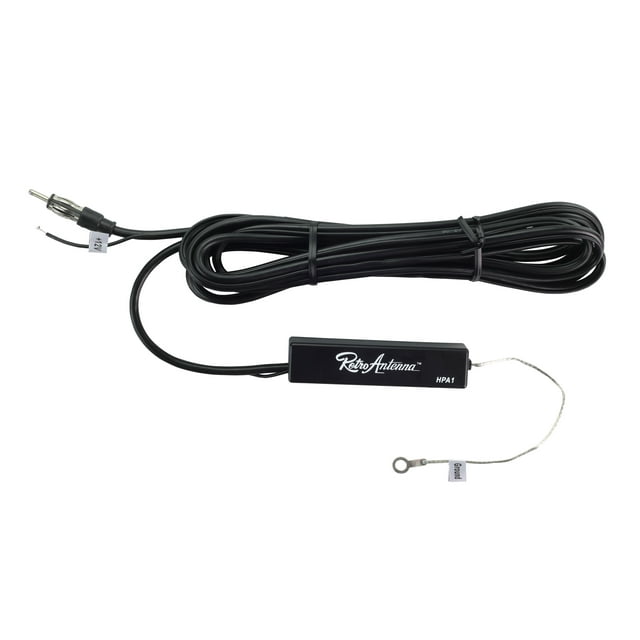 Amplified AM/FM Hide-away Antenna RetroSound Car Audio Retro Radio ...