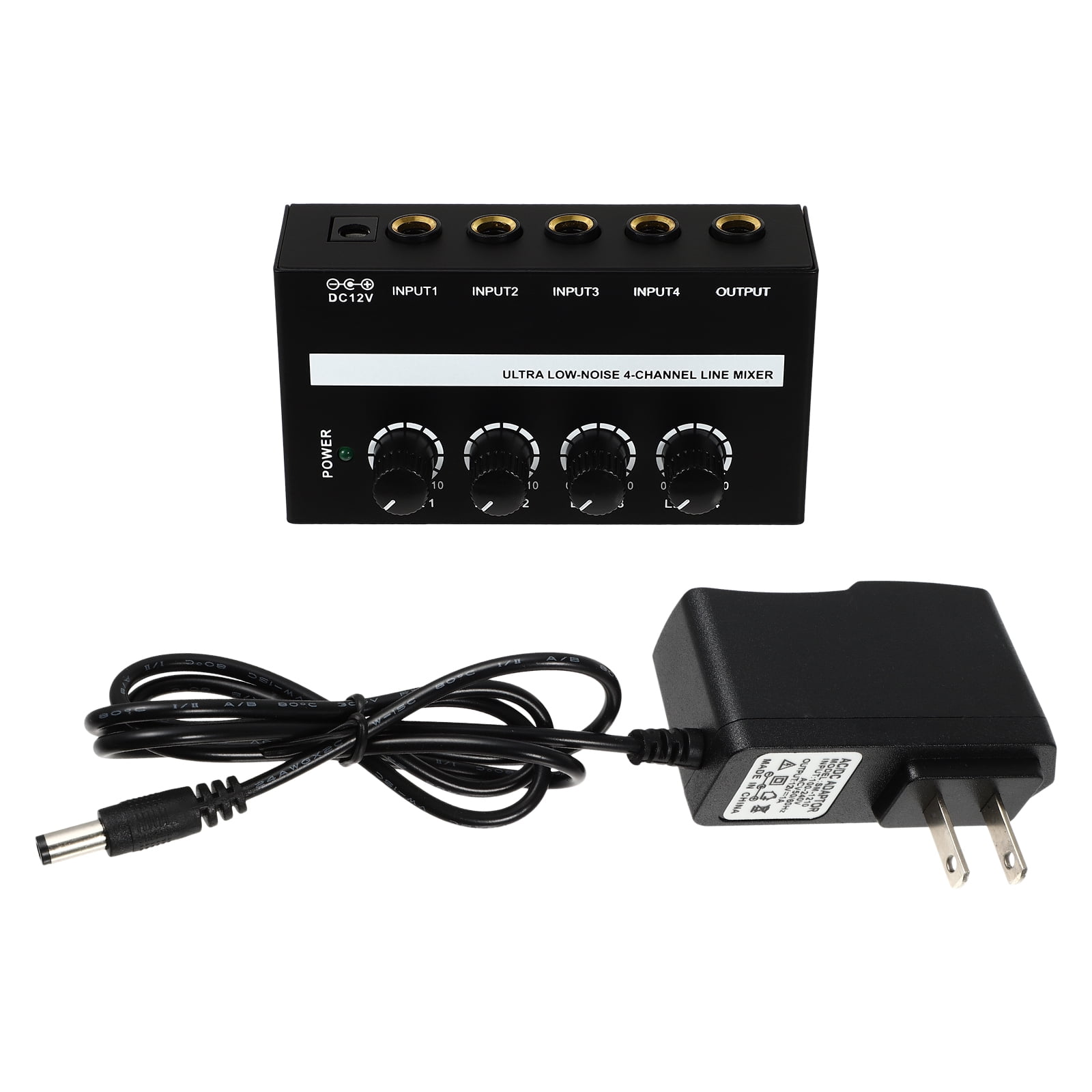 Amplified Mixer Audio Professional Lightweight Mini 4-channel ...