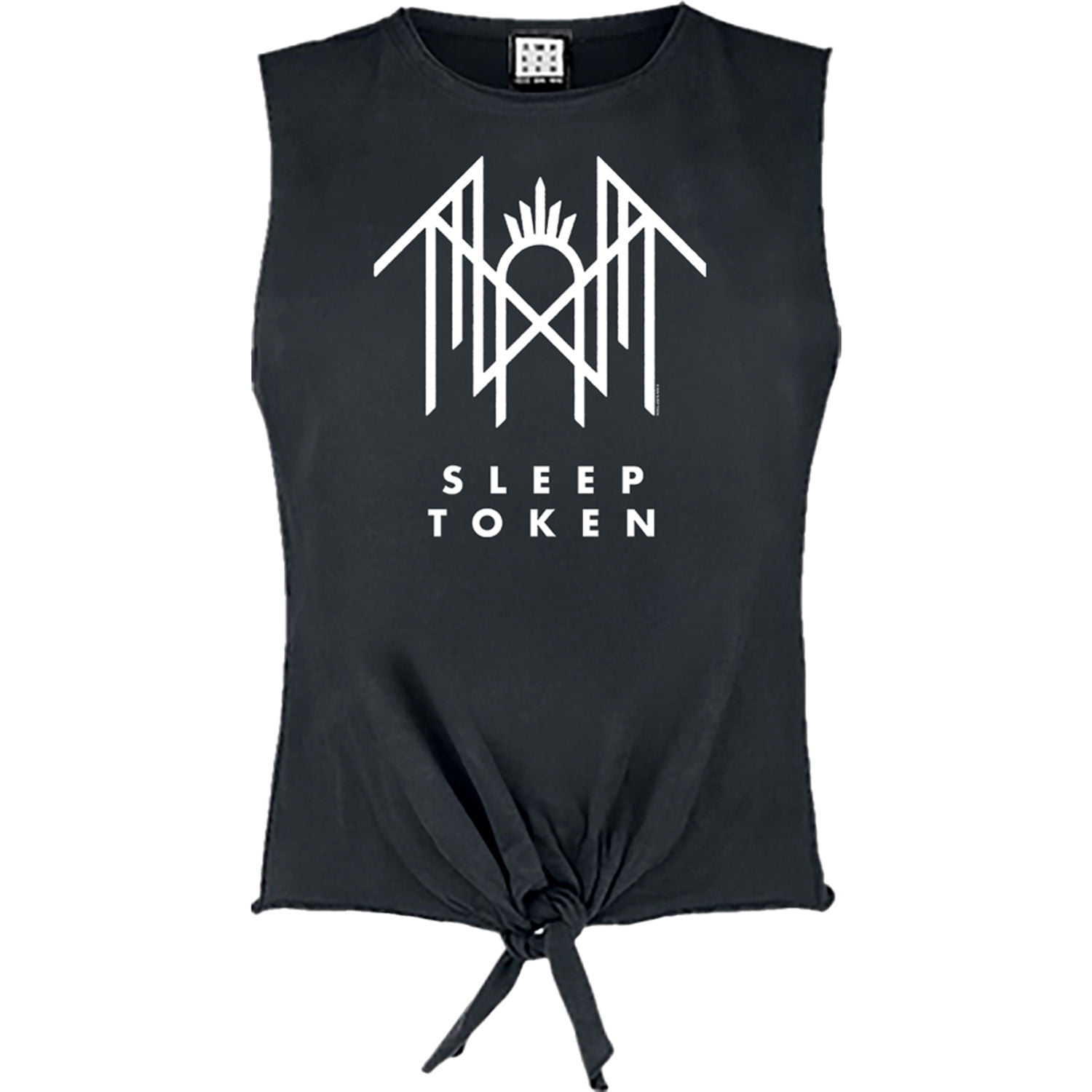 Amplified Womens Crystalina Logo Sleep Token Sleeveless Tank Top - Walmart.com