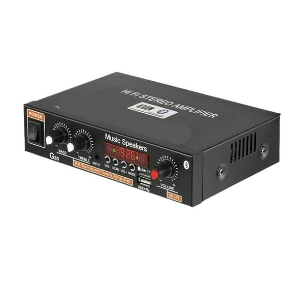 Amplifier 45Wx2 Channel 2.0 Digital for Home Car Powerful Bluetooth ...