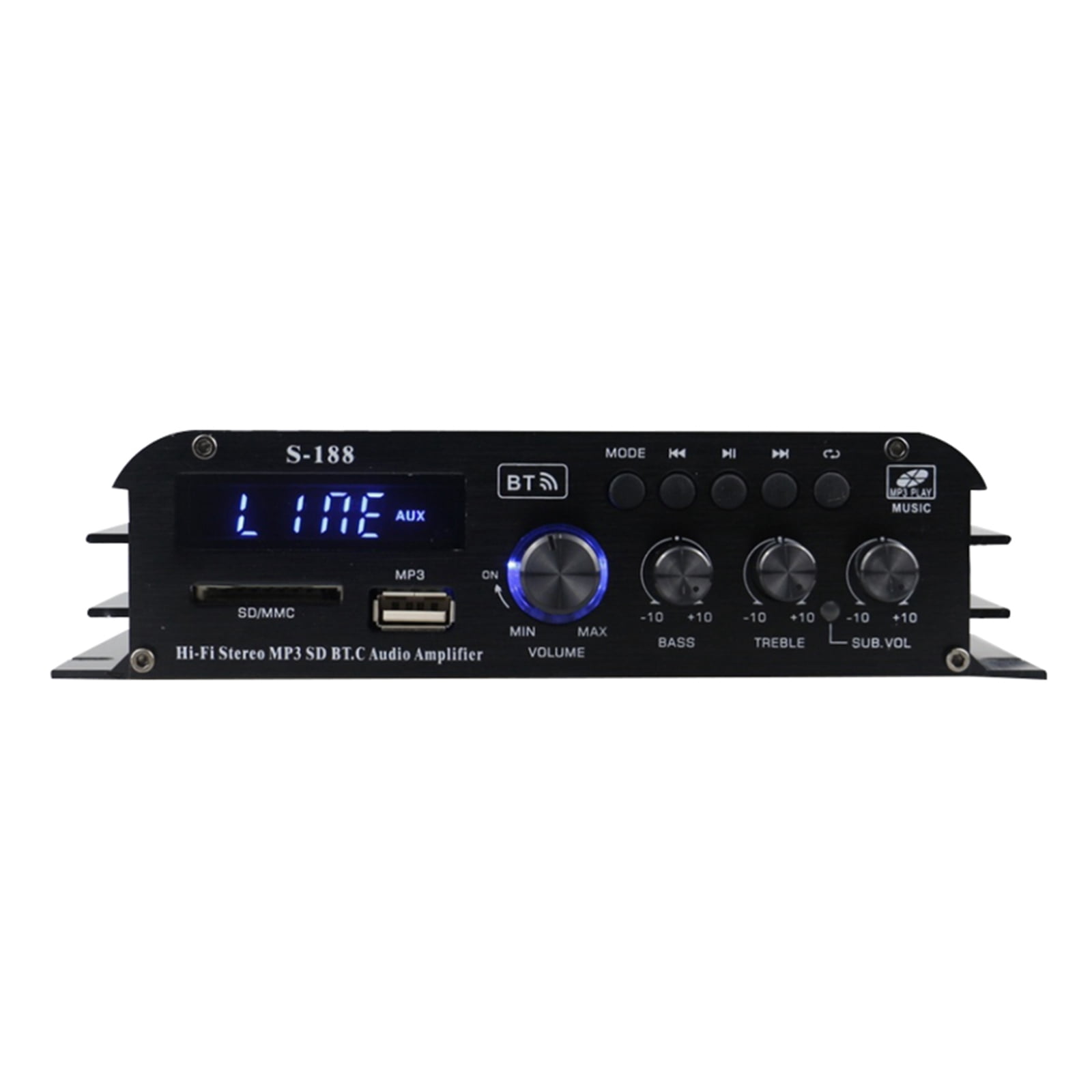 Amplifier,Slot Mp3 Audio Amplifier Audio Remote Amplifier Bt Amplifier ...