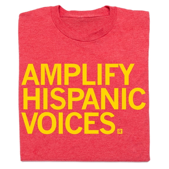 Amplify Hispanic Voices Graphic Tee TShirt Gift - Walmart.com