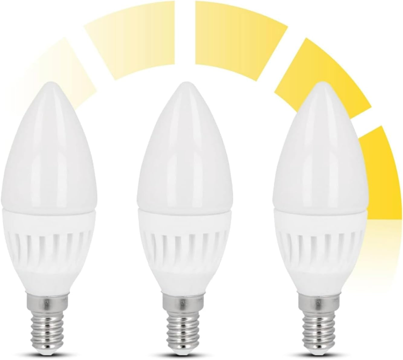 Ampoule E14 Dimmable C37, 9W - 992 Lumens, Mat, Blanc Neutre 4000K, Ampoules Led E14 A Vis Forme ...