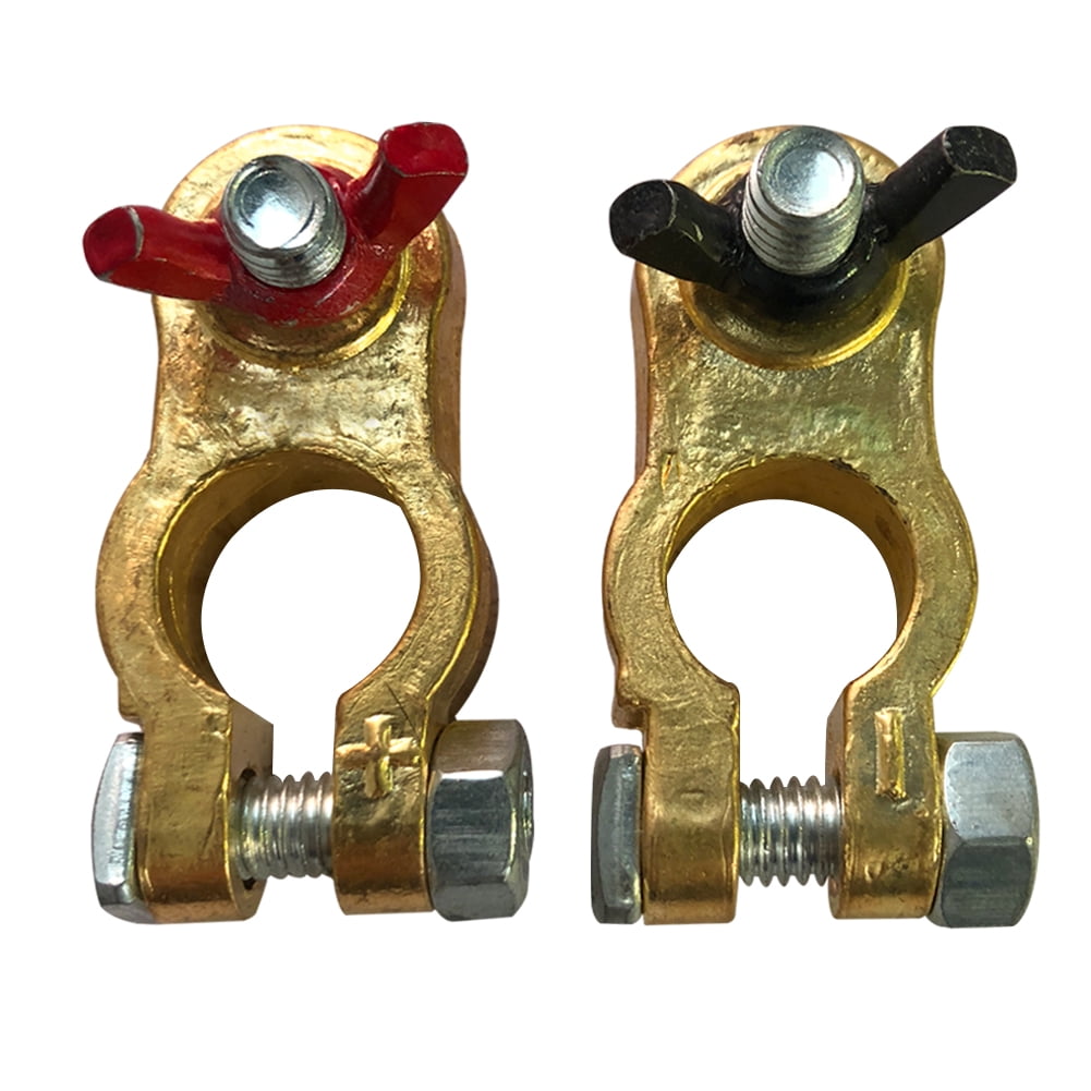 Ampper Brass Battery Terminal Connectors, Car Battery Terminals ...
