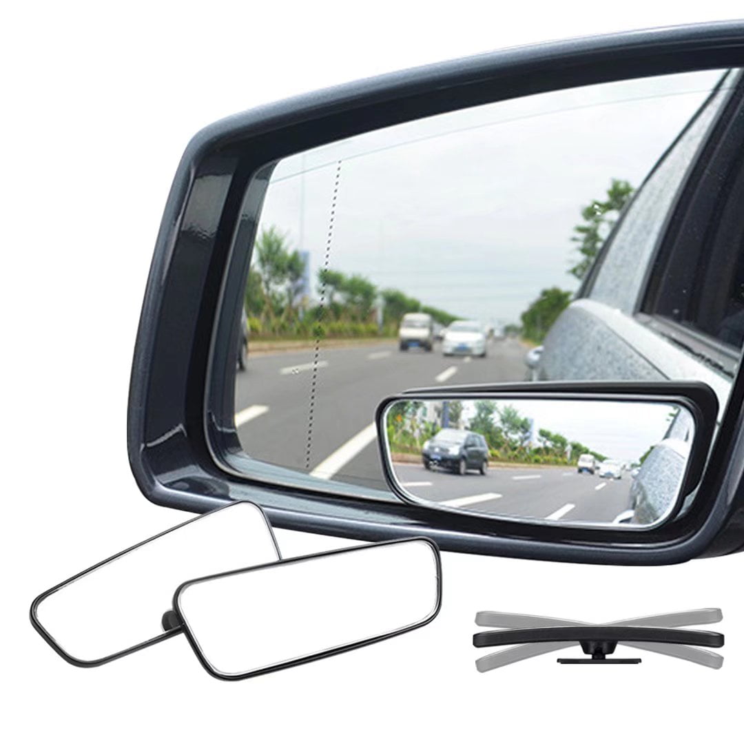 Ampper Rectangle Convex Wide Angle Off-Road Mirrors for Blind Spot ...