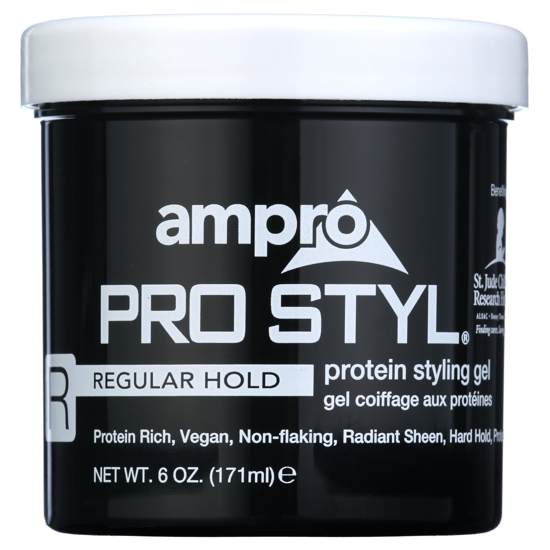 Ampro Pro Styl Regular Hold Protein Styling Gel, 6 oz., Resistent Hair ...