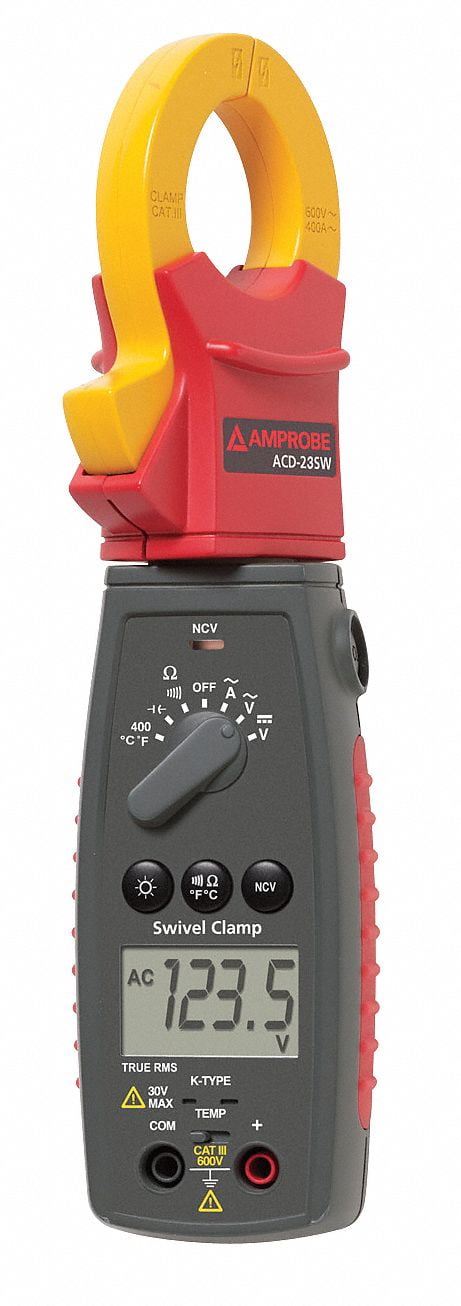 Amprobe Digital Clamp Meter,TRMS,40 MOhms ACD-23SW - Walmart.com