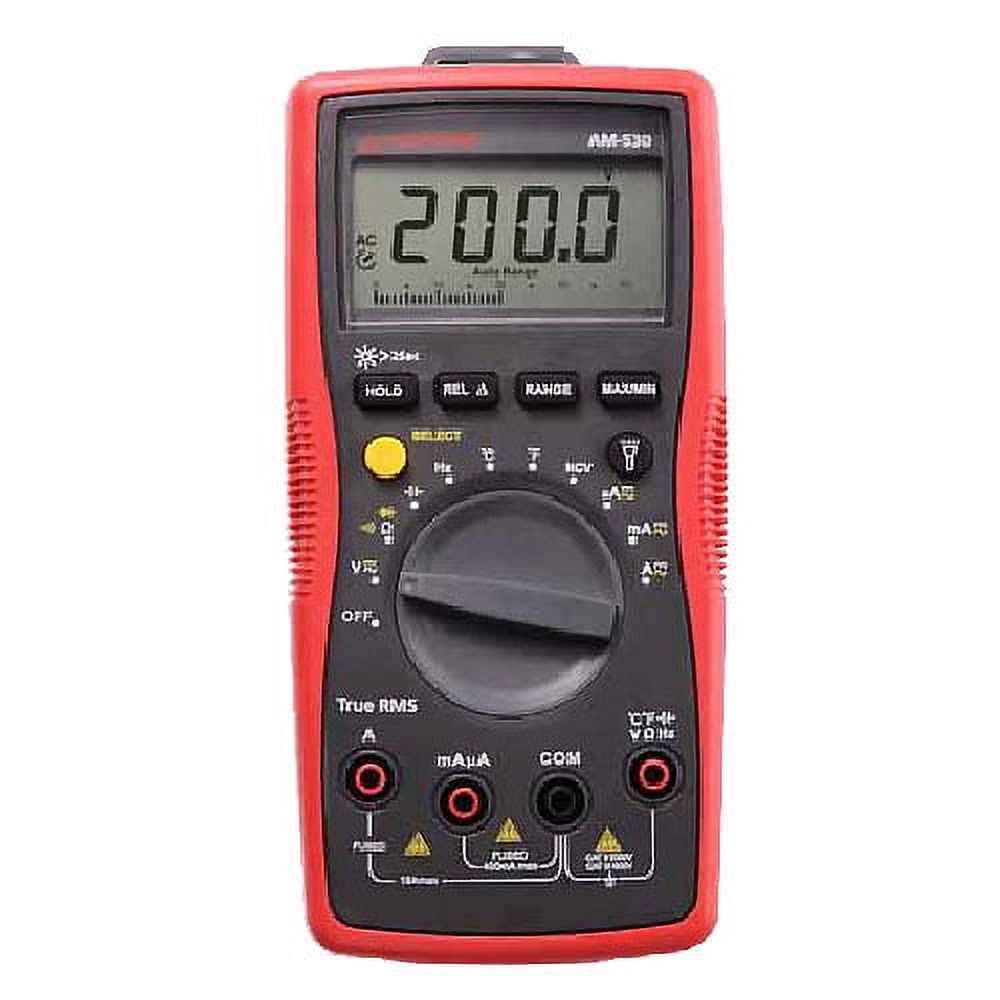 Amprobe Digital Multimeter,750V,10A,40 MOhms AM-530 - Walmart.com