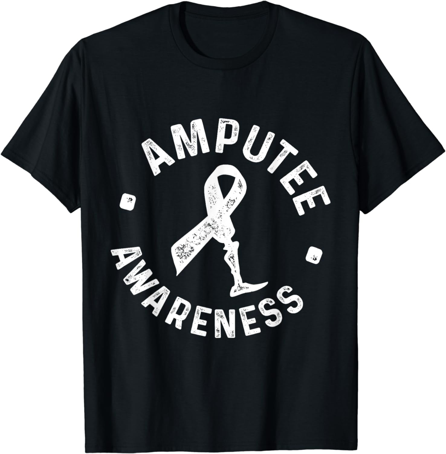Amputee Humor Ribbon Leg Arm Funny Recovery Gifts T-Shirt - Walmart.com