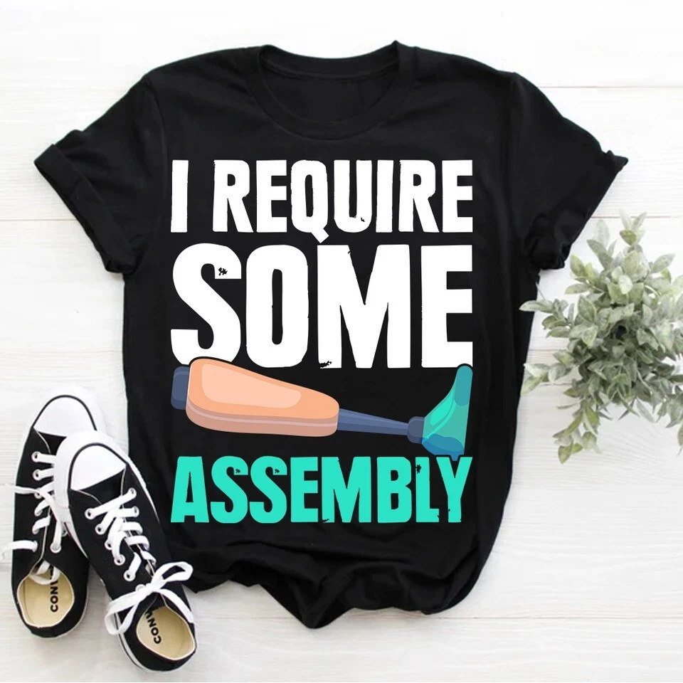 Amputee Leg I Require Some Assembly Funny Prosthetic Leg Unisex Black T ...