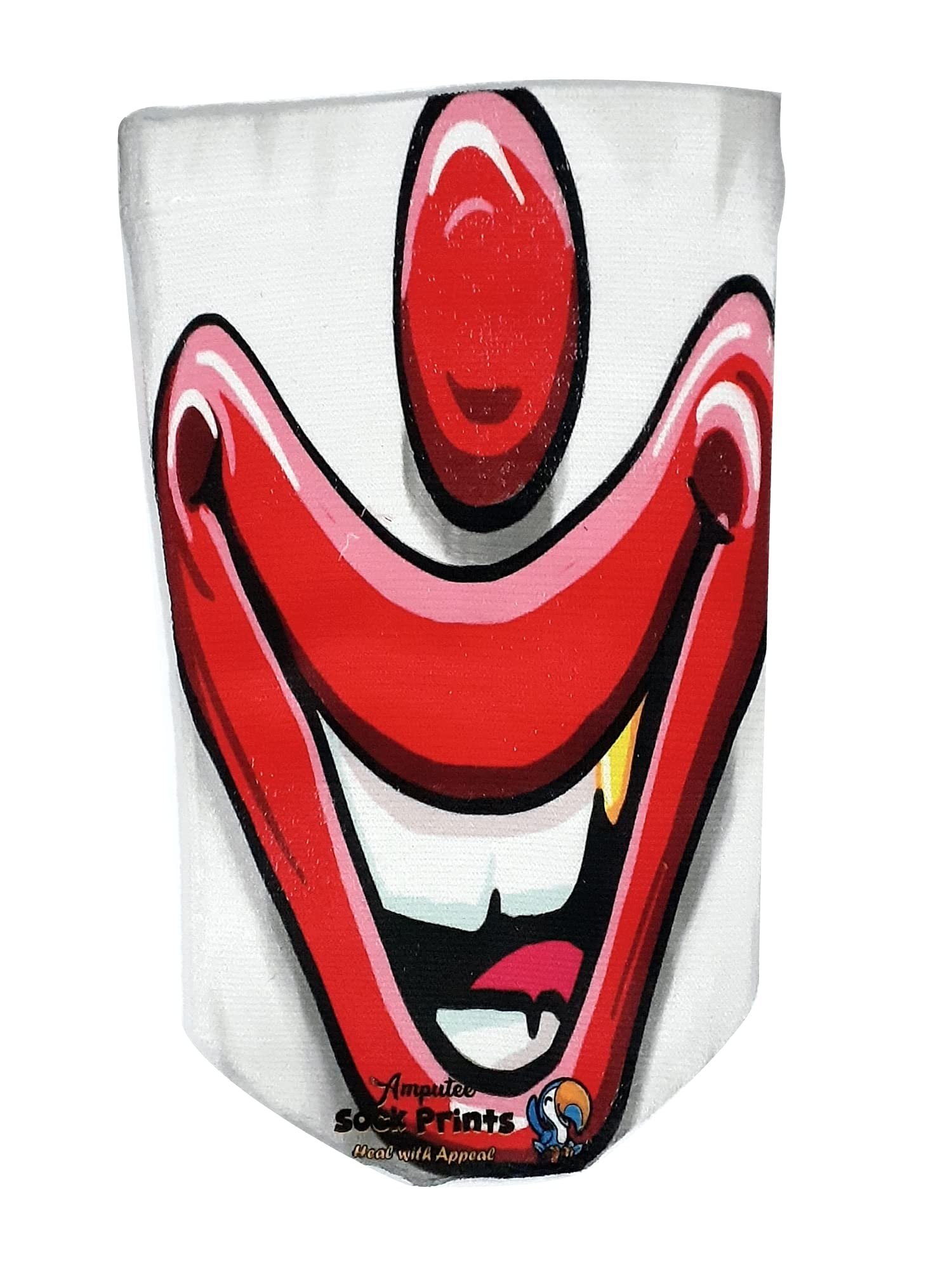 Amputee Sock, Creepy Clown Smile V1, 3Ply stump sock - Walmart.com