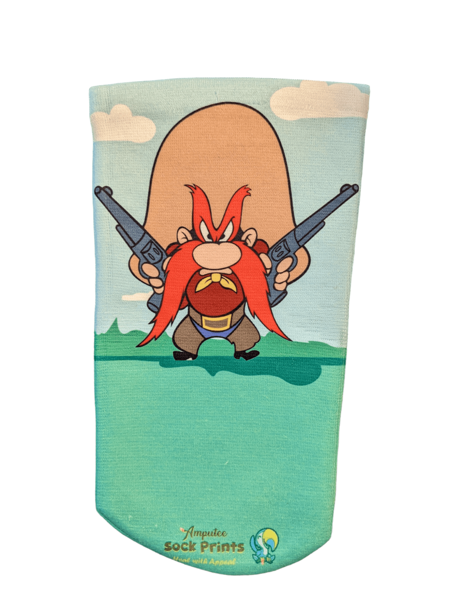 Amputee Sock "Yosemite Sam V2" 3PLY Residual Wound, Over Shrinker Sock ...