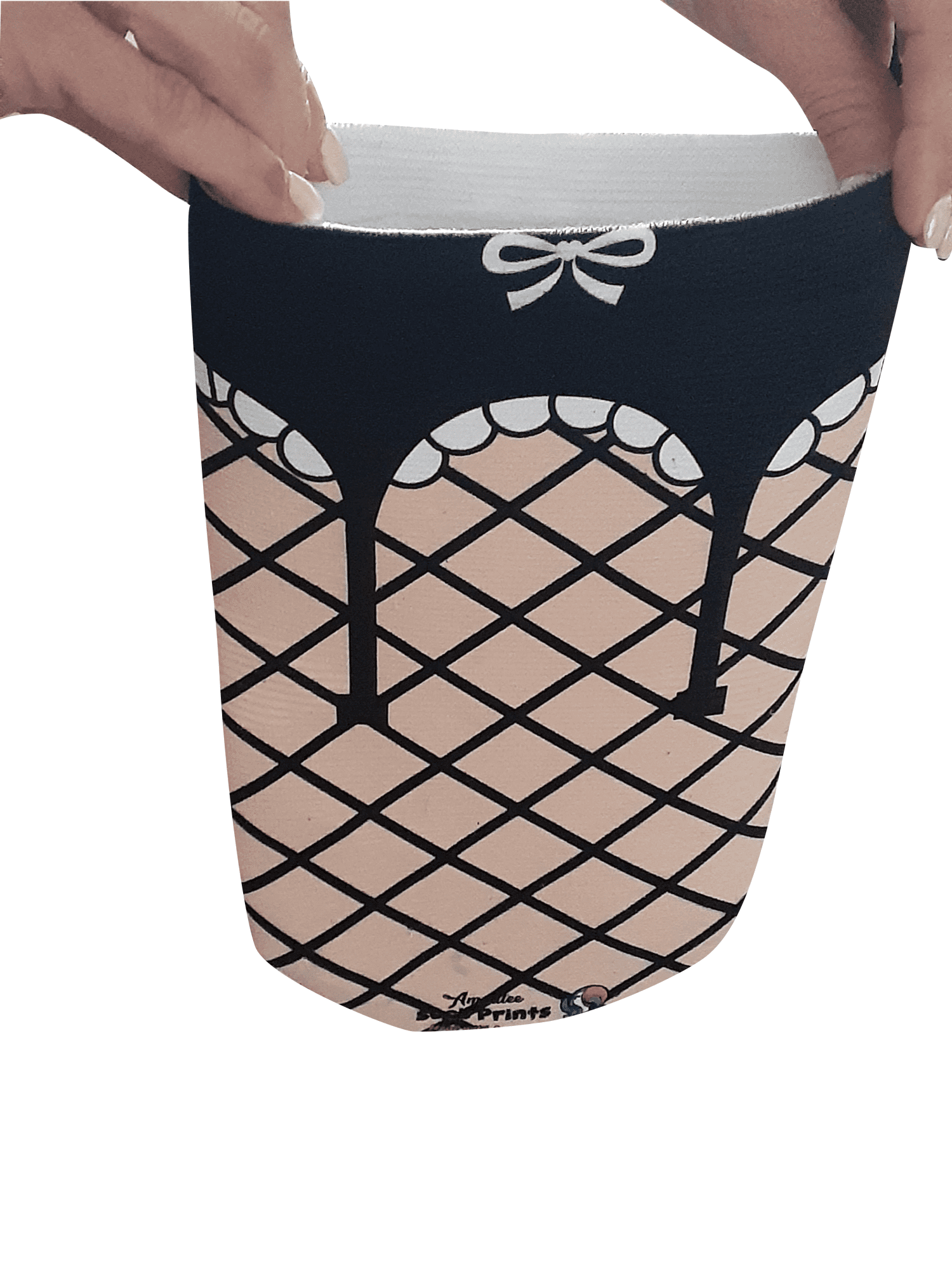 Amputee Sock, "fishnet stocking w garter 001 v1", 3PLY Residual Wound ...