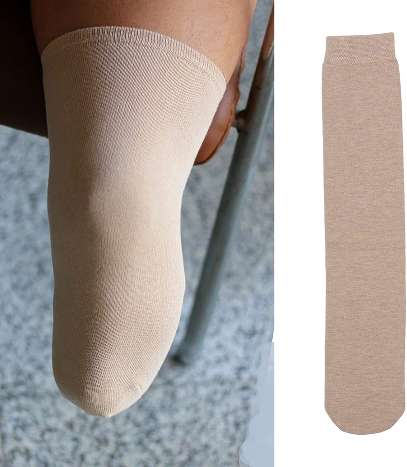 Amputee Socks, Soft Breathable Elastic Protective Stump Socks,Stump ...