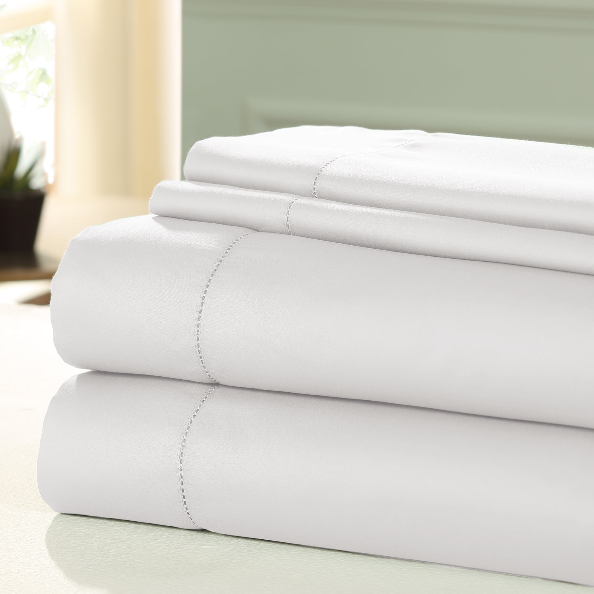 Amrapur Overseas Inc. 1200 Thread Count Cotton Blend Sheet Set ...