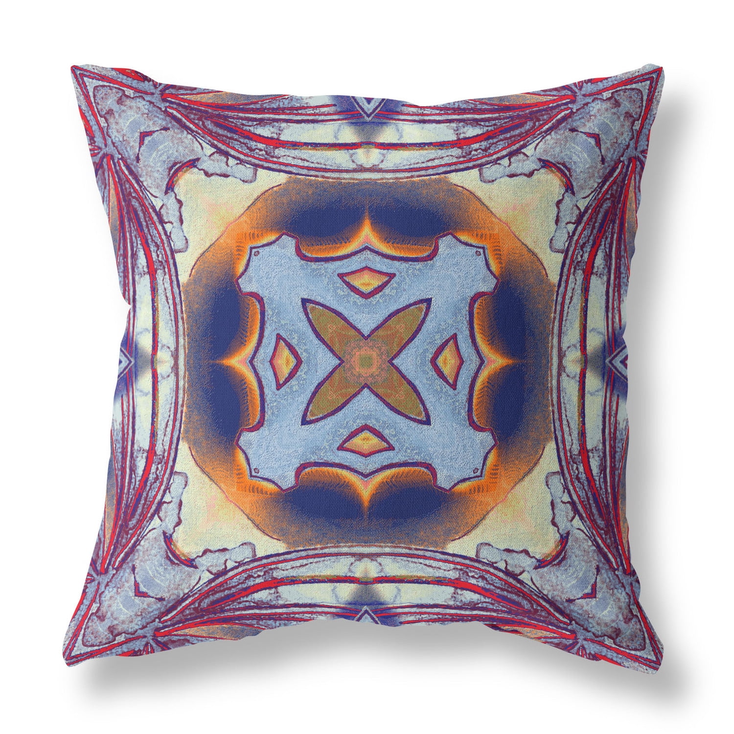 Amrita Sen Broadcloth Zippered Pillow With Purple Peach CAPL524BrCDS-ZP-20x20 - Walmart.com