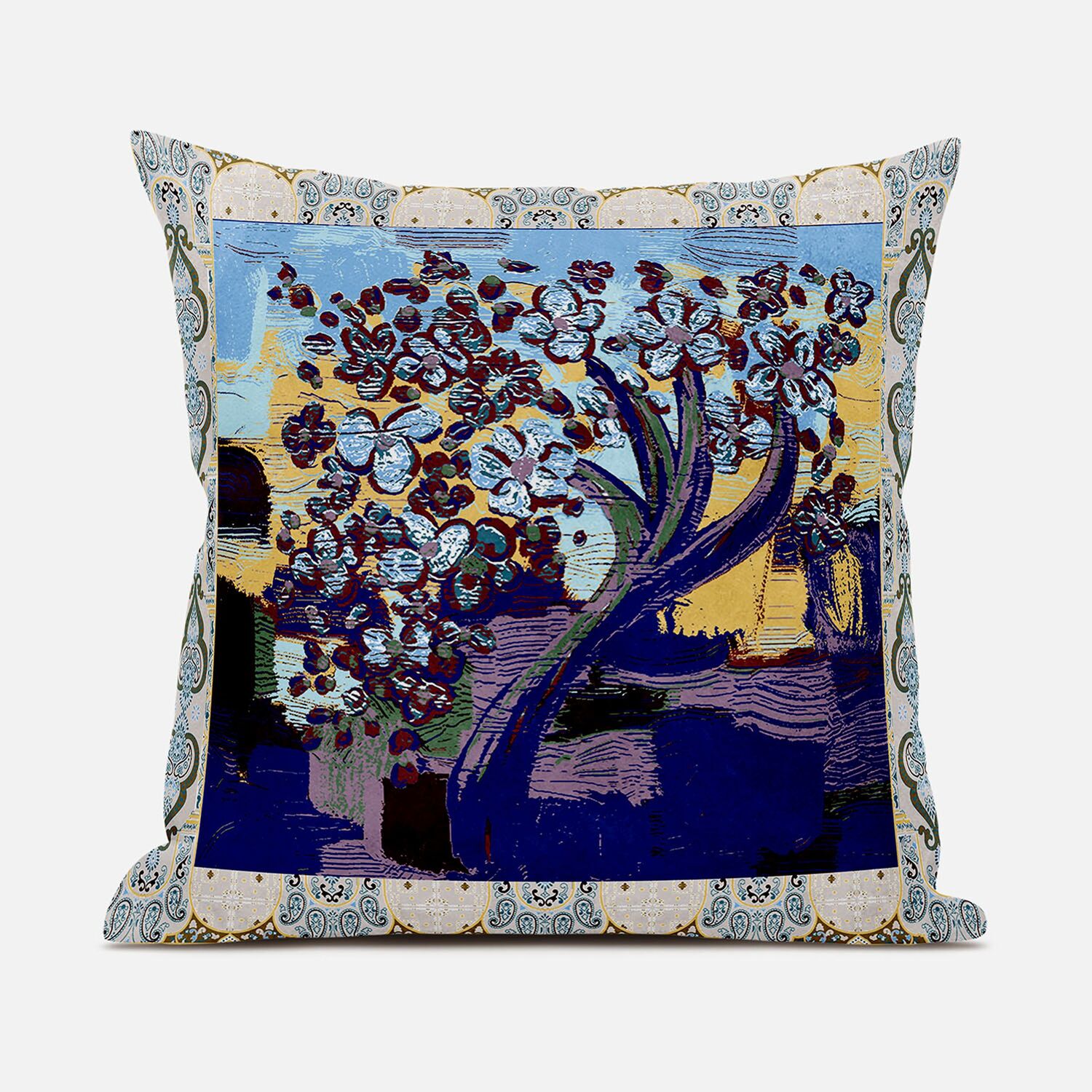 Amrita Sen Designs Amrita Sen Tree Oil Duo Faux Suede Accent Pillow 16 ...
