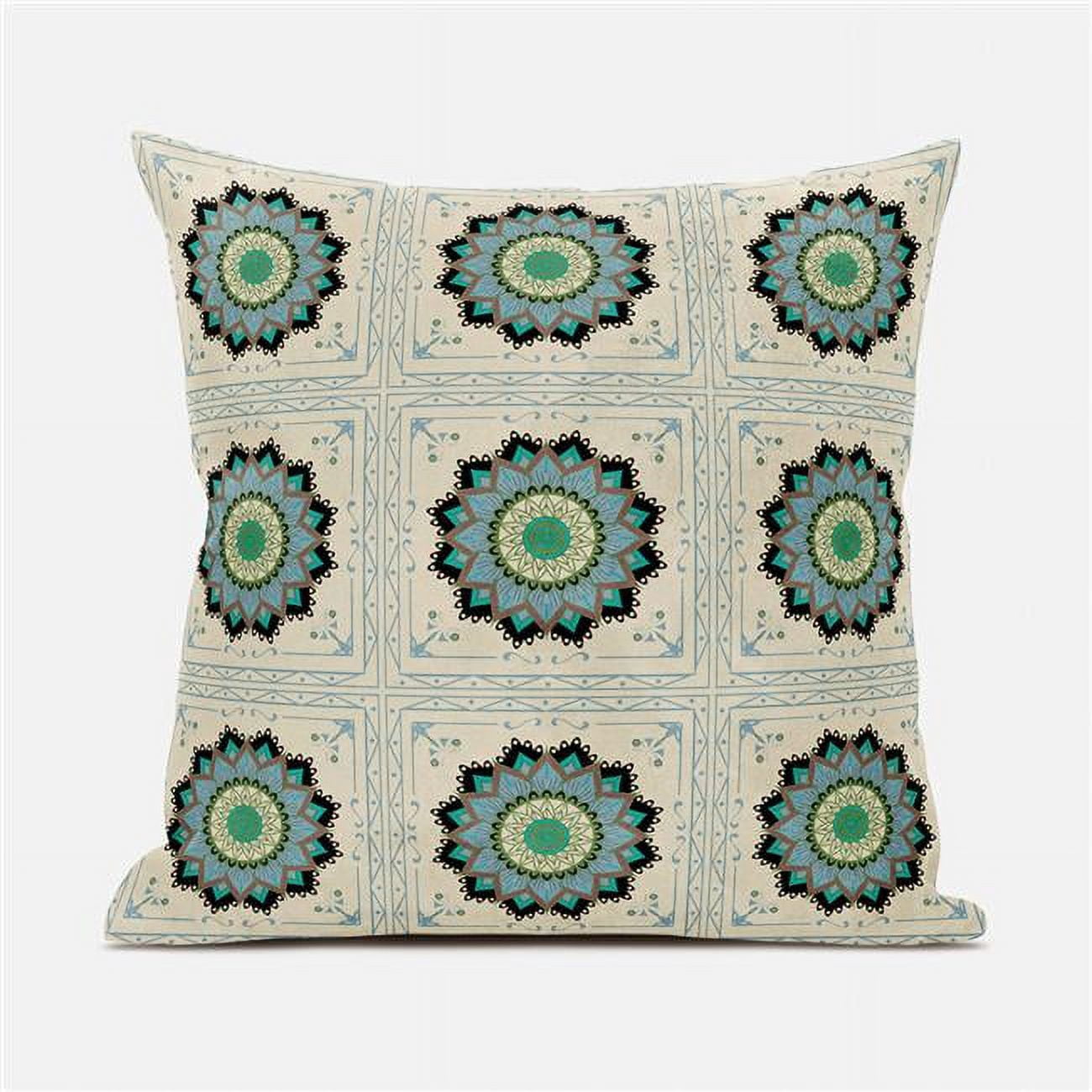 Amrita Sen Designs 18 x 18 in. Moonflower Mandala Broadcloth Indoor ...