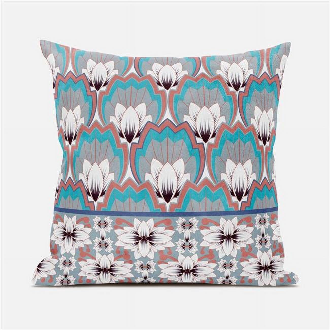 Amrita Sen Designs 26 x 26 in. Lotus Broadcloth Indoor & Outdoor Blown ...