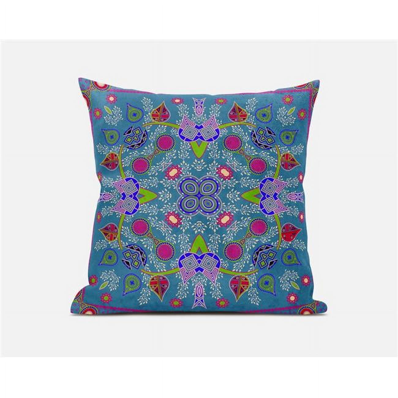 Amrita Sen Designs 26 x 26 in. Paisley Pattern Square Broadcloth Indoor ...